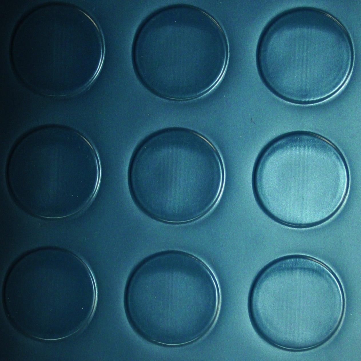 Pavimento pvc in rotolo vendita al taglio effetto Tinta unitablu Bolle ...