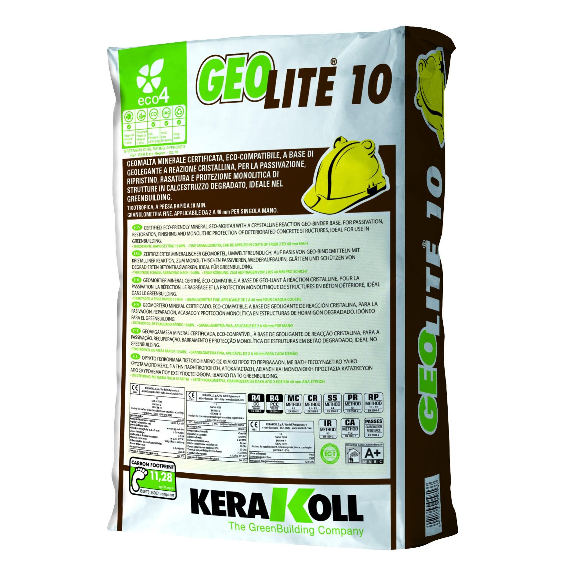 Malta ripristino calcestruzzo KERAKOLL Geolite 10 25 kg | Leroy Merlin