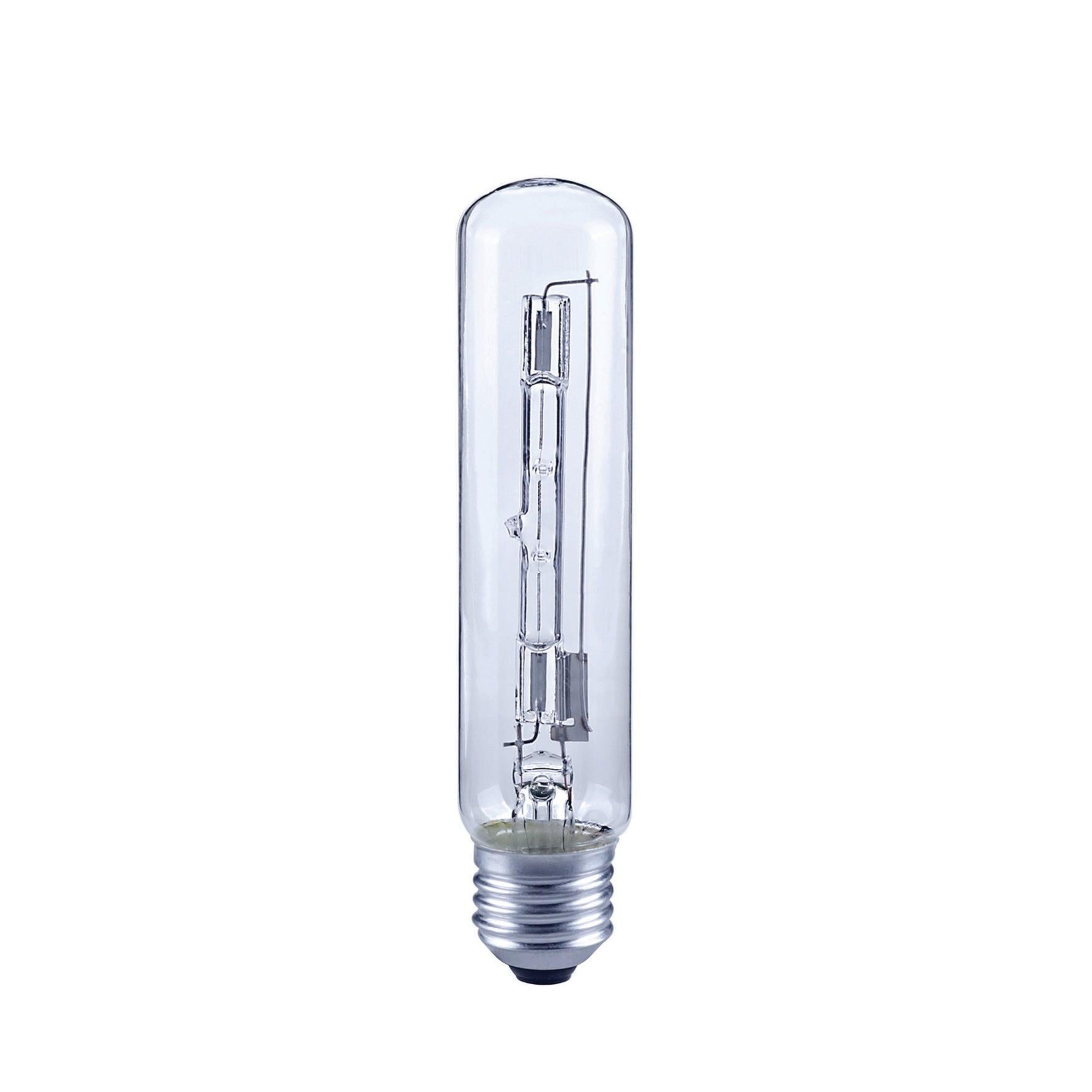 Lampadina Lampada alogena, E27, tubo, trasparente, luce calda, 96W ...