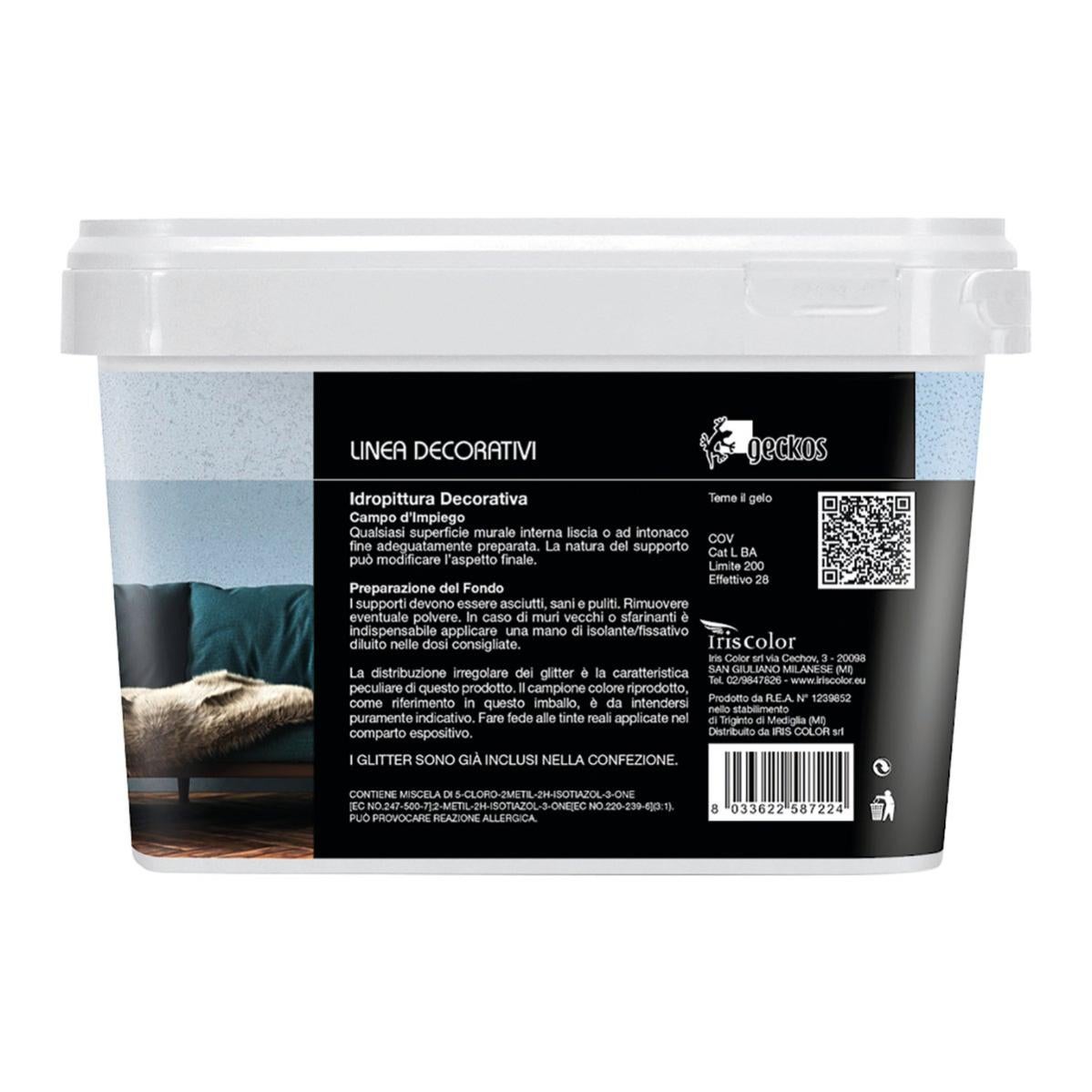 Pittura decorativa effetto paillette blu 6 2 l GECKOS | Leroy Merlin