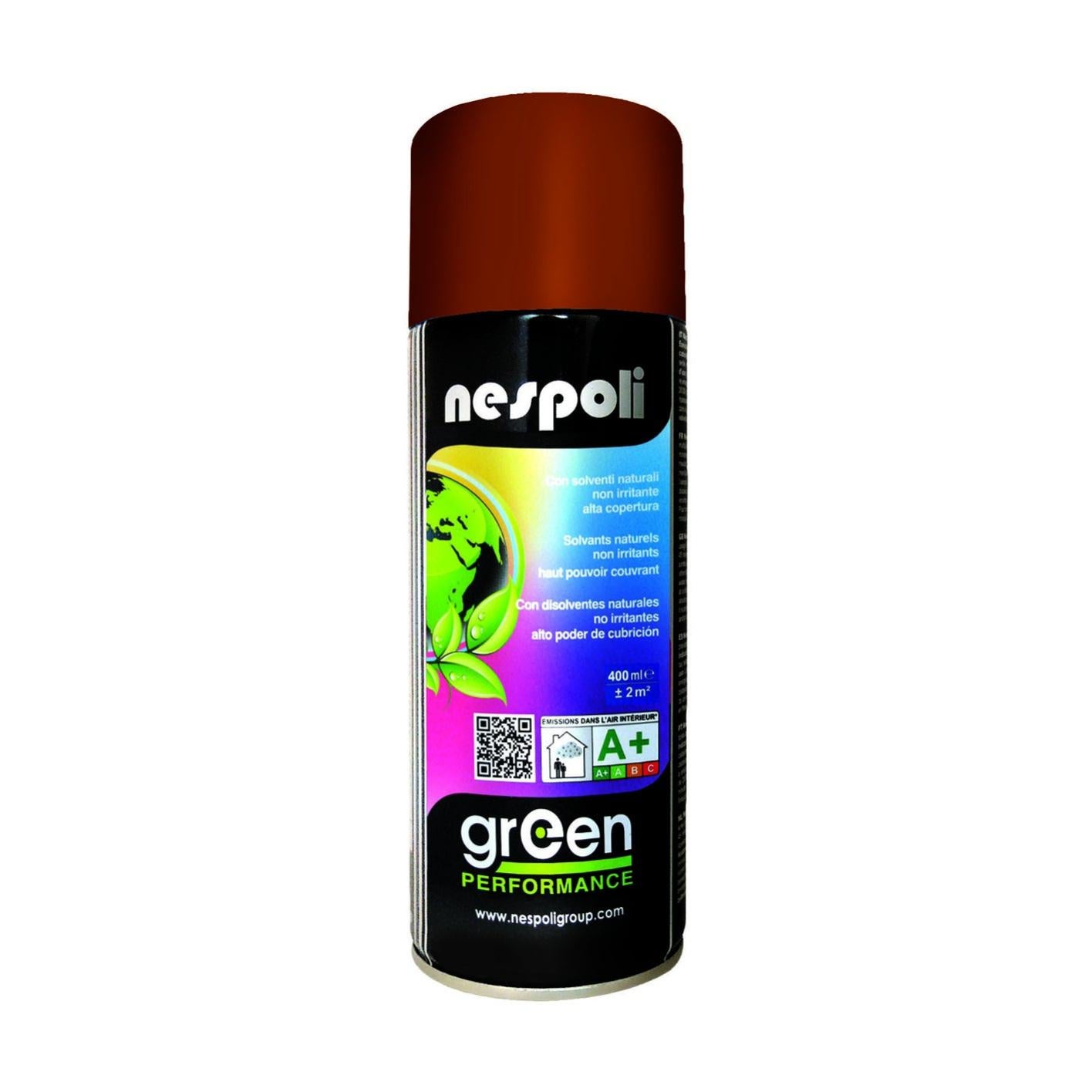 Smalto spray NESPOLI Green RAL8011 marrone lucido 0.0075 L | Leroy Merlin