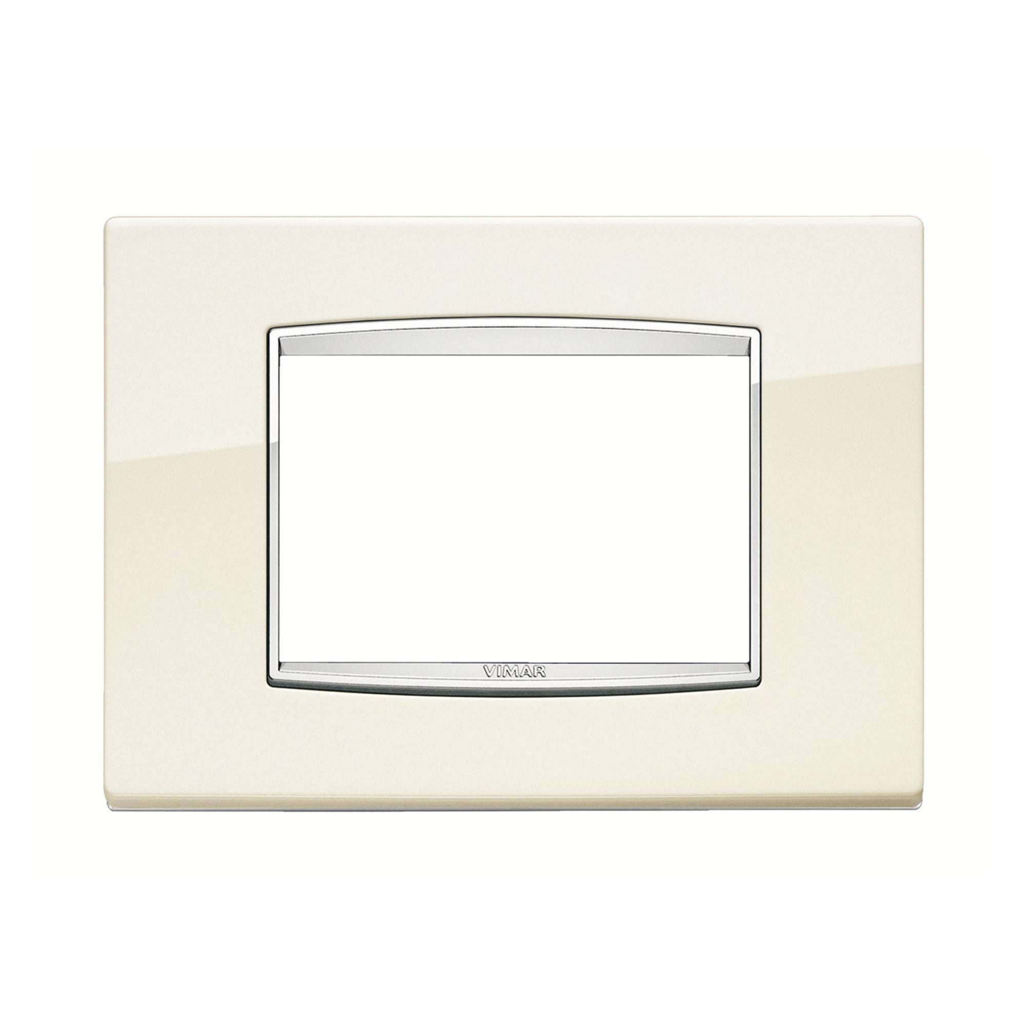 Placca VIMAR Eikon 3 moduli bianco | Leroy Merlin