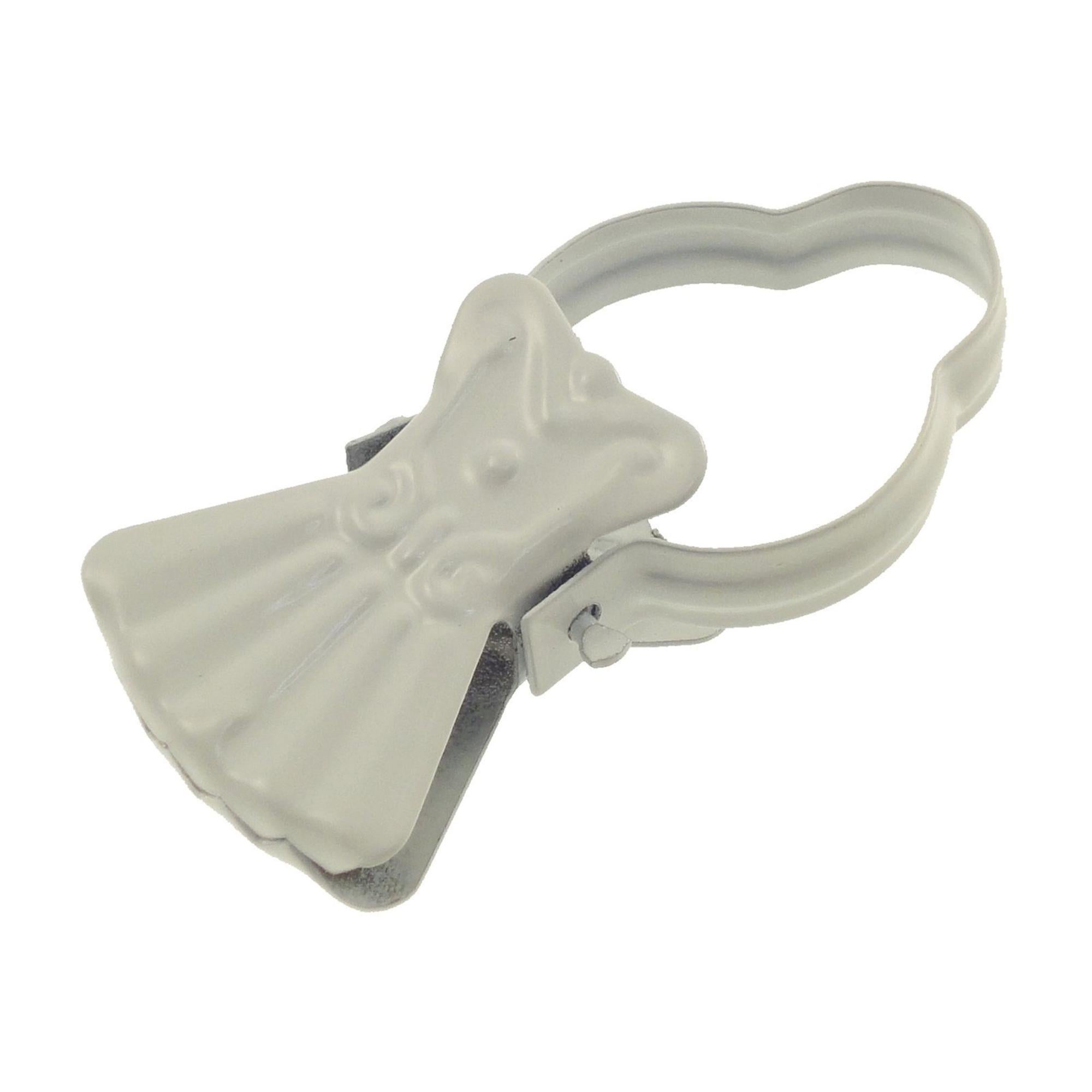 Pinza Ø10mm in ferro bianco cromato, 8 pz | Leroy Merlin