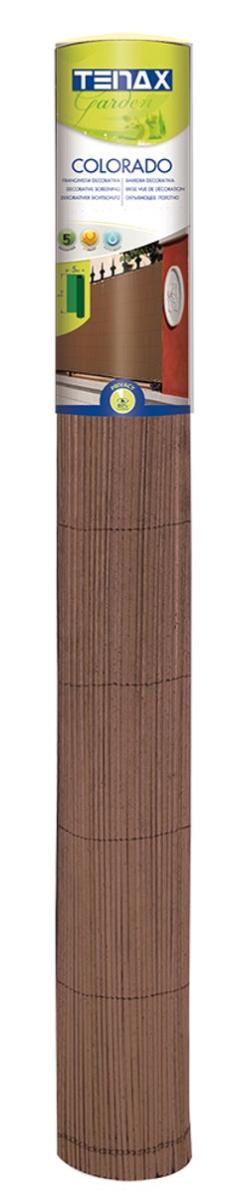 Canniccio doppia vista pvc Colorado marrone L 5 x H 1.5 m | Leroy Merlin