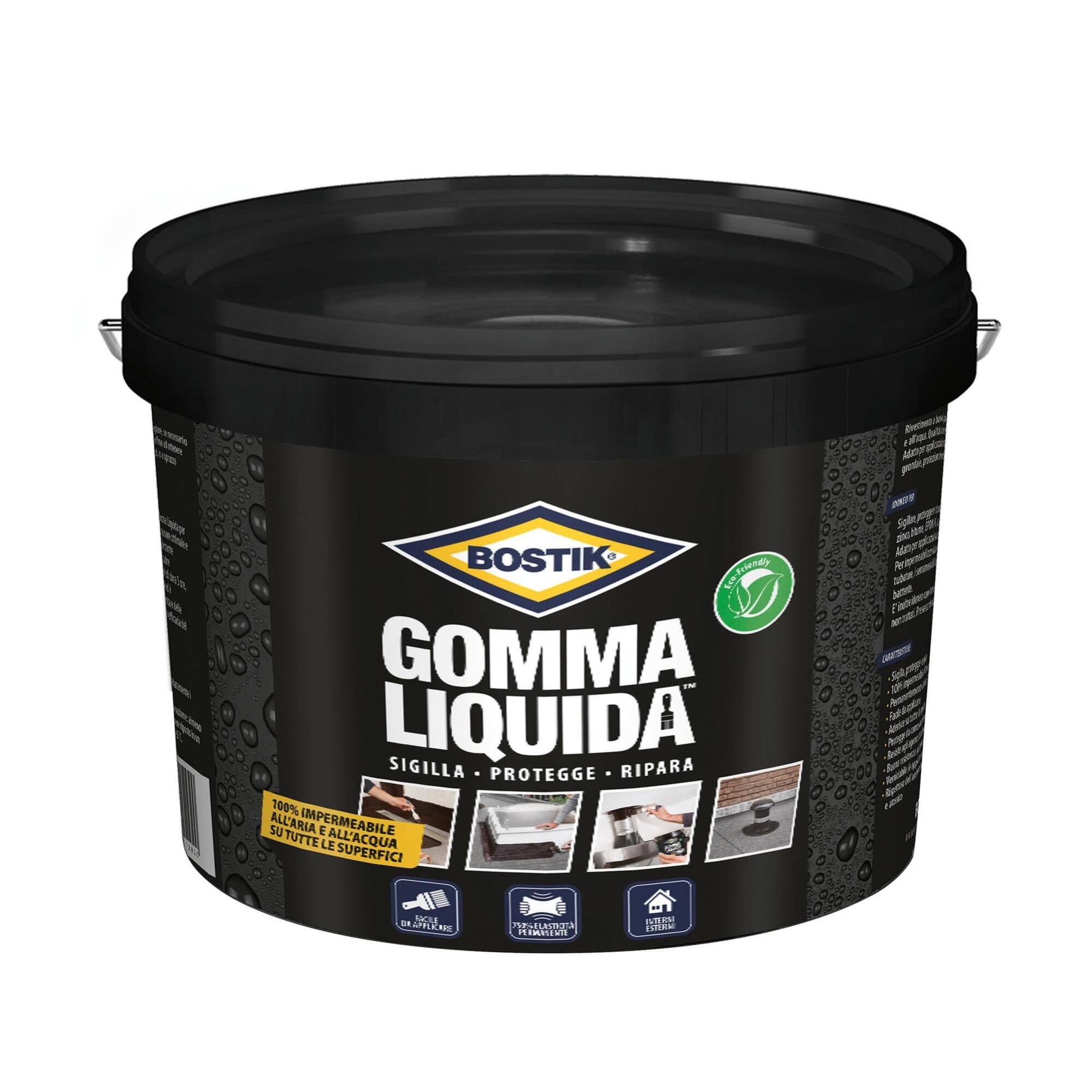 Impermeabilizzante BOSTIK Kit 6 pz Gomma Liquida 0.1 L | Leroy Merlin