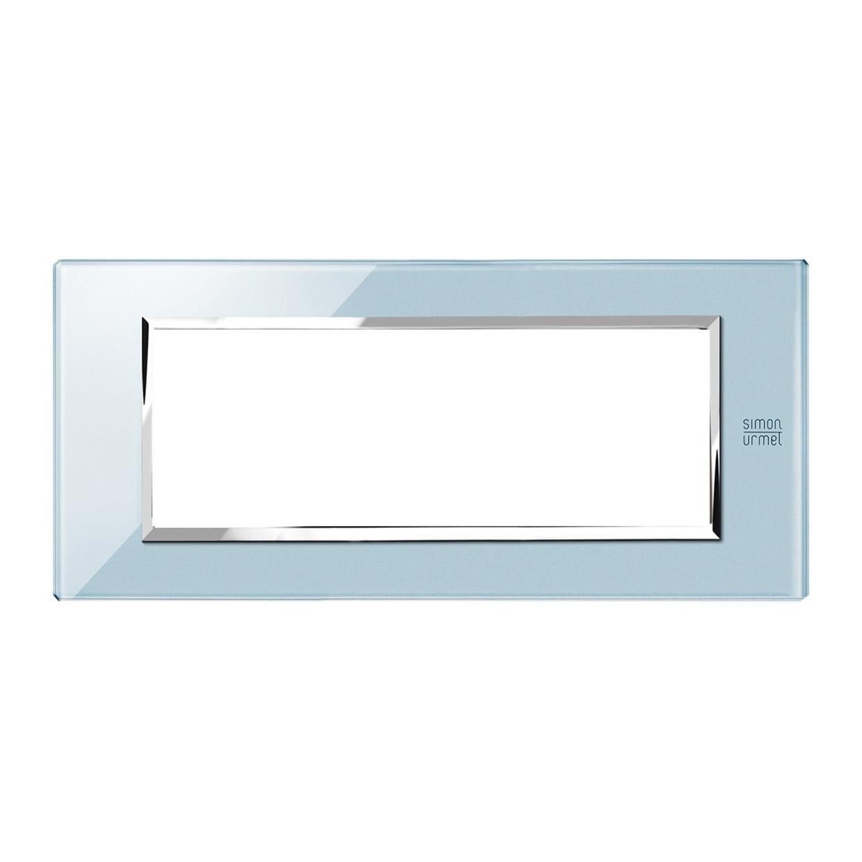 Placca 6 moduli Nea Expì SIMON URMET azzurro cielo | Leroy Merlin