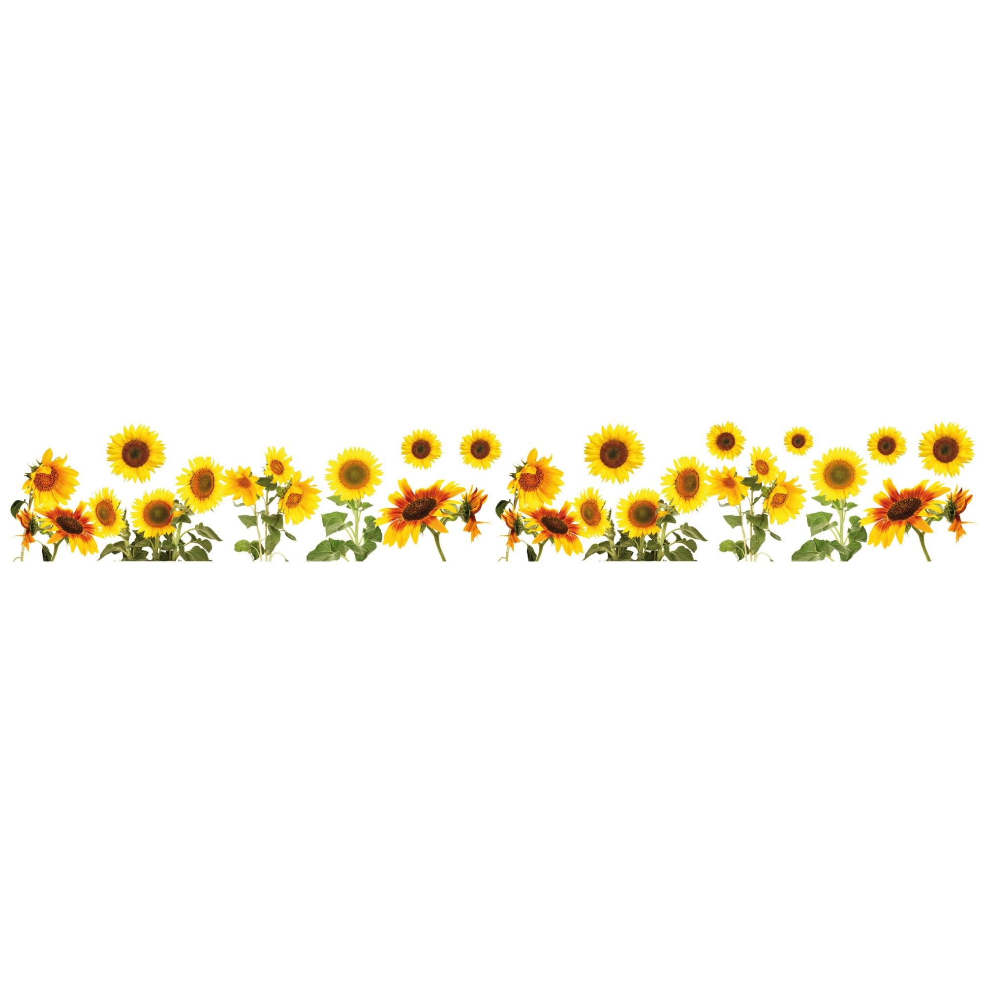 Sticker Roll Decor Sunflowers 200x30 cm multicolore | Leroy Merlin