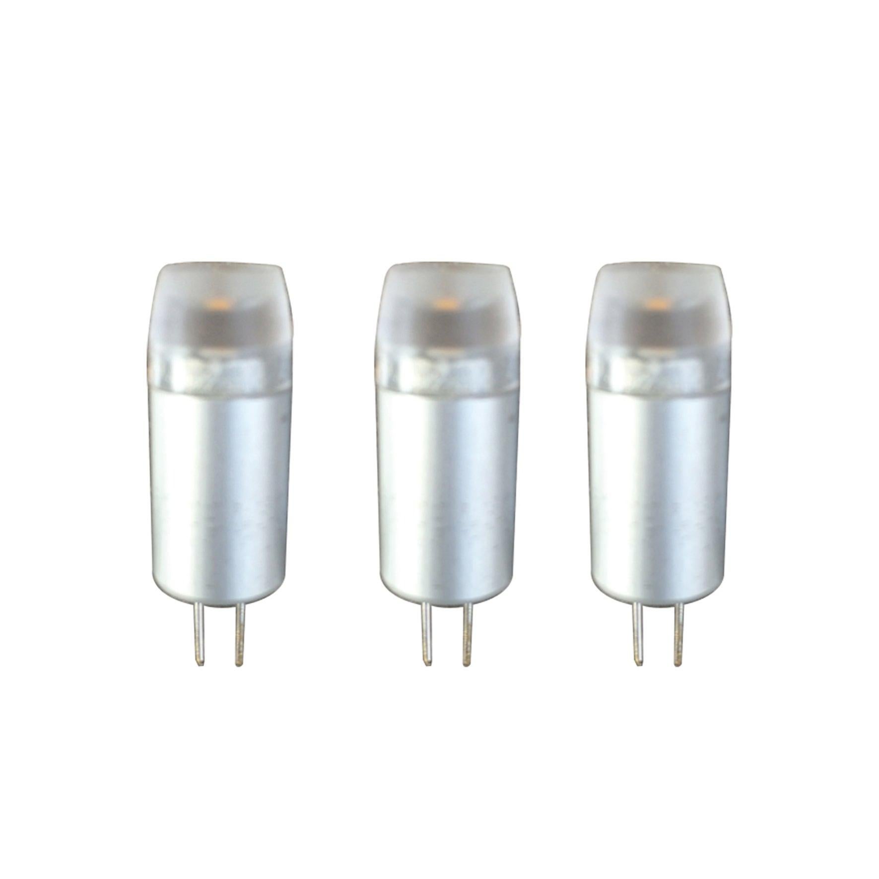 3 lampadine LED, G4, capsula, trasparente, luce fredda, 1.5W=90LM ...