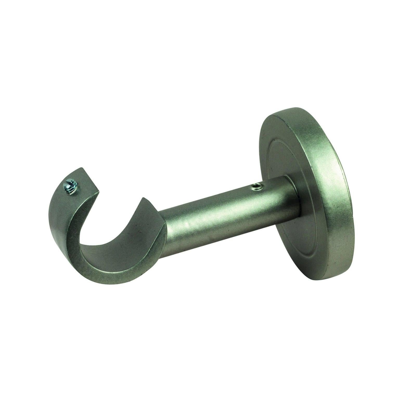 Supporto singolo aperto Ø20mm Time in alluminio sabbia satinato 8cm ...