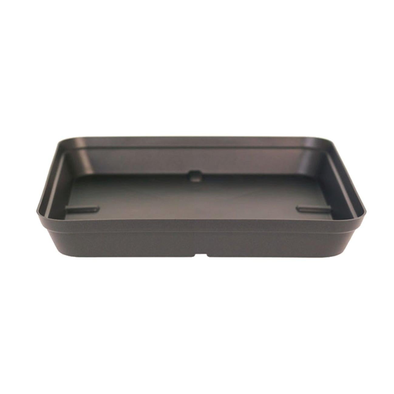 Sottovaso per vaso da fiori Capri in polipropilene color tortora H 5 x ...