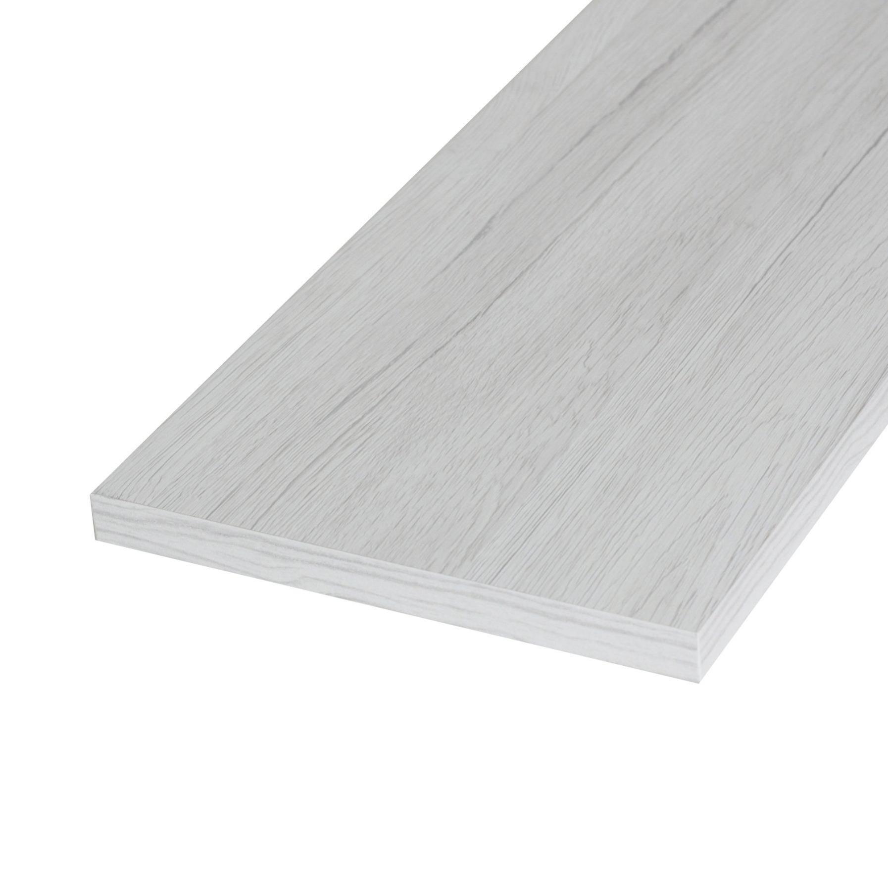 Ripiano melaminico ARTENS 120 x 40 cm Sp 18 mm rovere bianco | Leroy Merlin