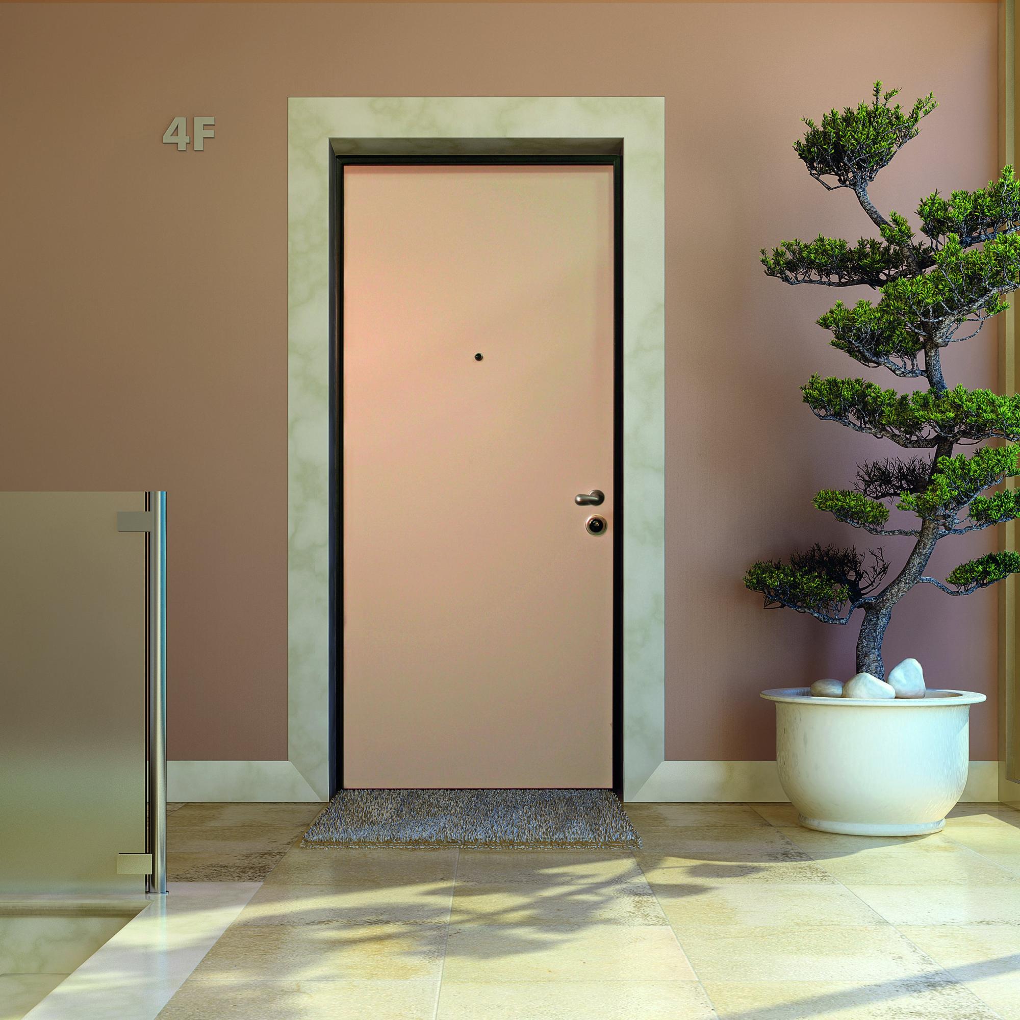 Porta blindata MASTER Confort bianco L 90 x H 210 cm sinistra | Leroy ...