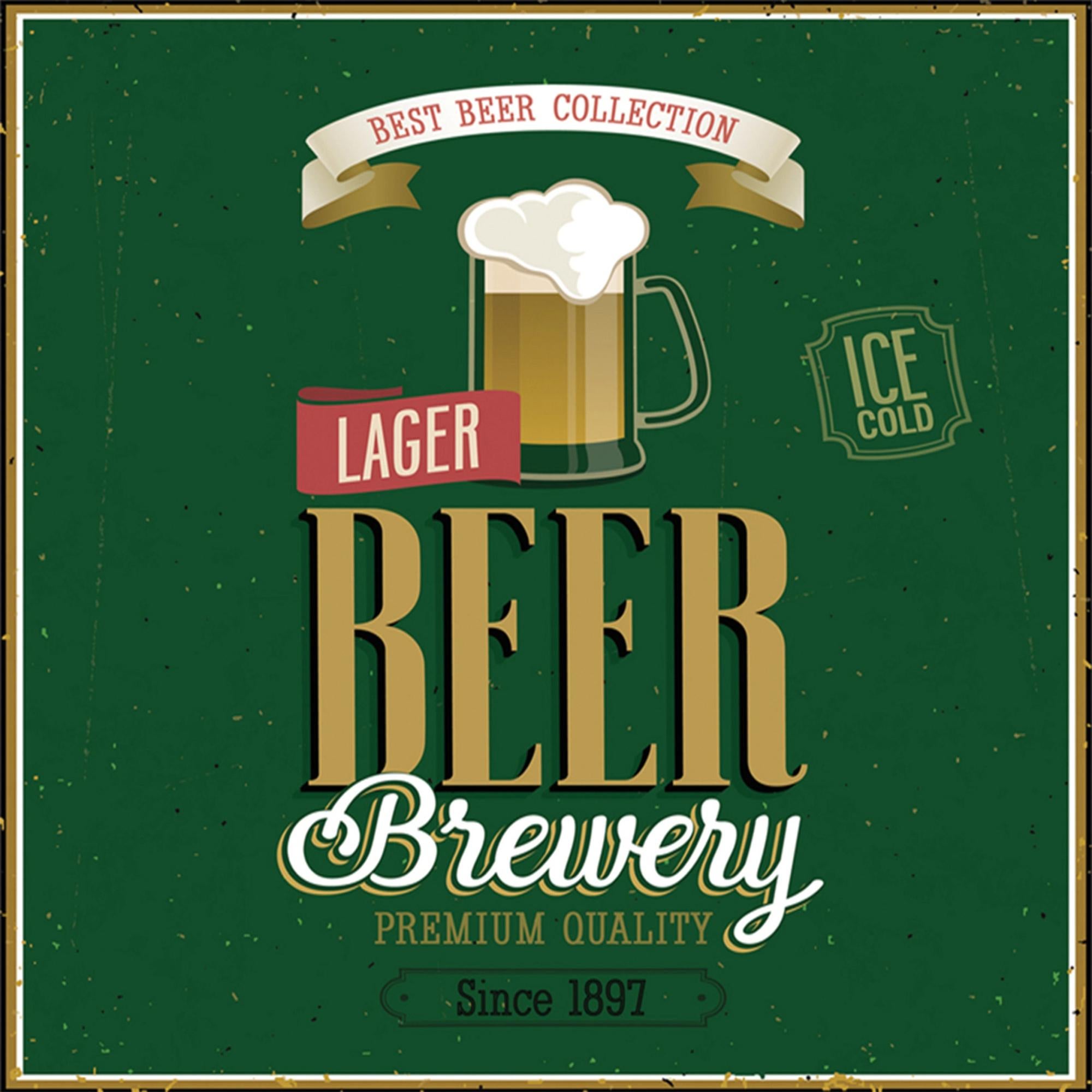 Stampa su tela Beer Brewery 40x40 cm | Leroy Merlin