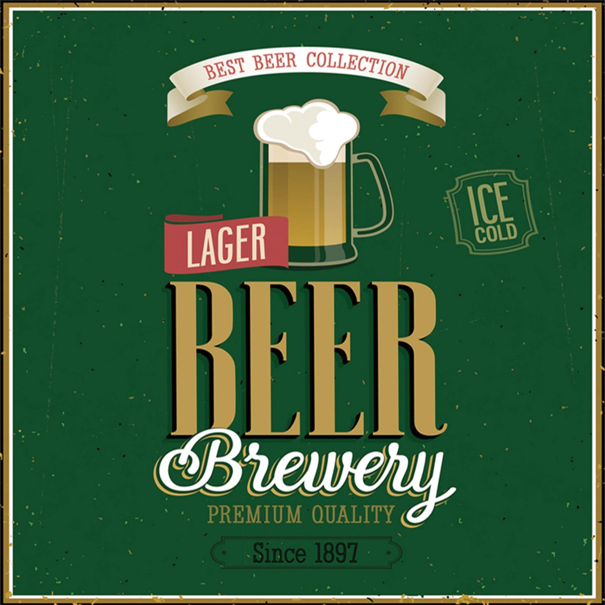 Stampa su tela Beer Brewery 60x60 cm | Leroy Merlin