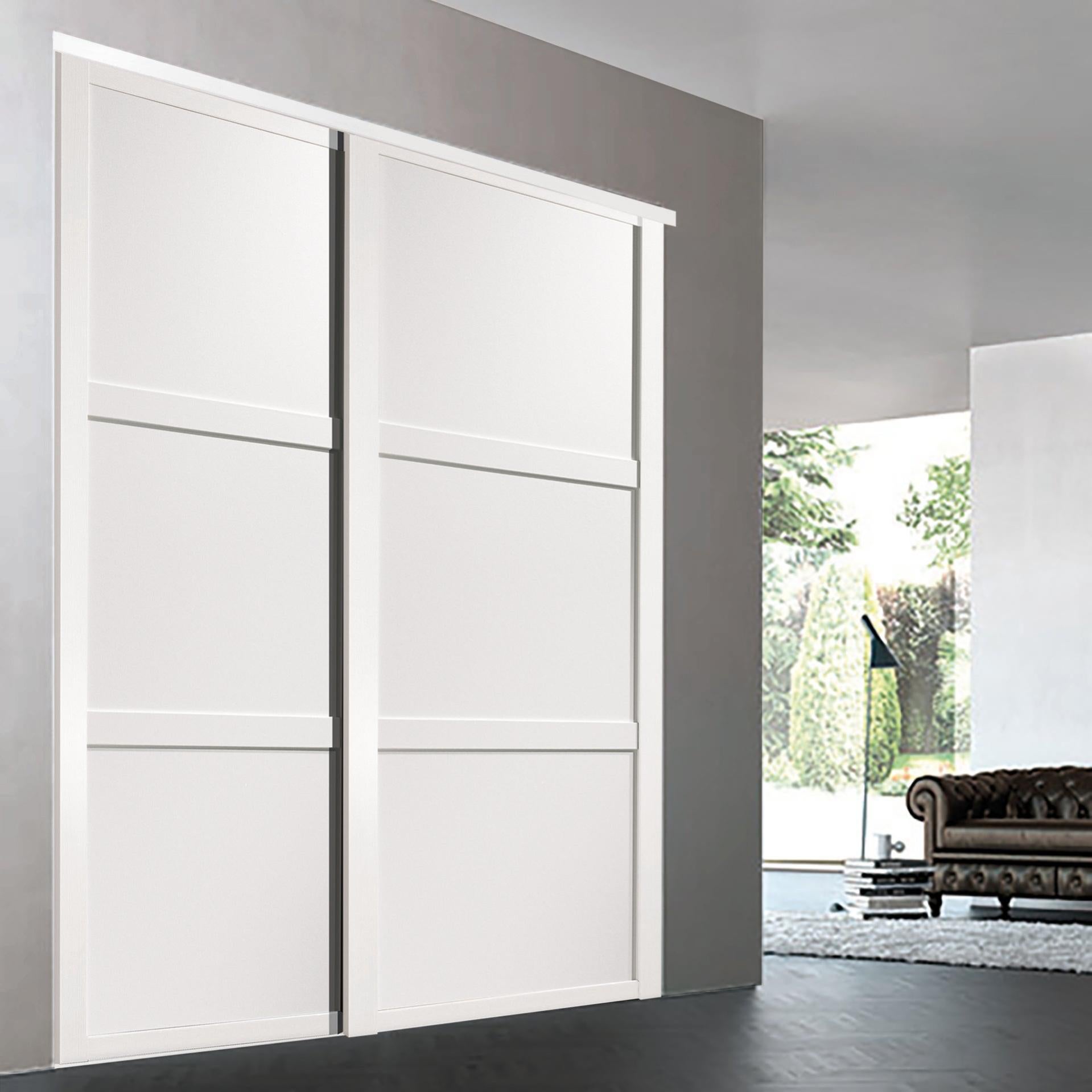 Ante scorrevoli Memphis 2 ante bianco L 180 x H 270 cm | Leroy Merlin