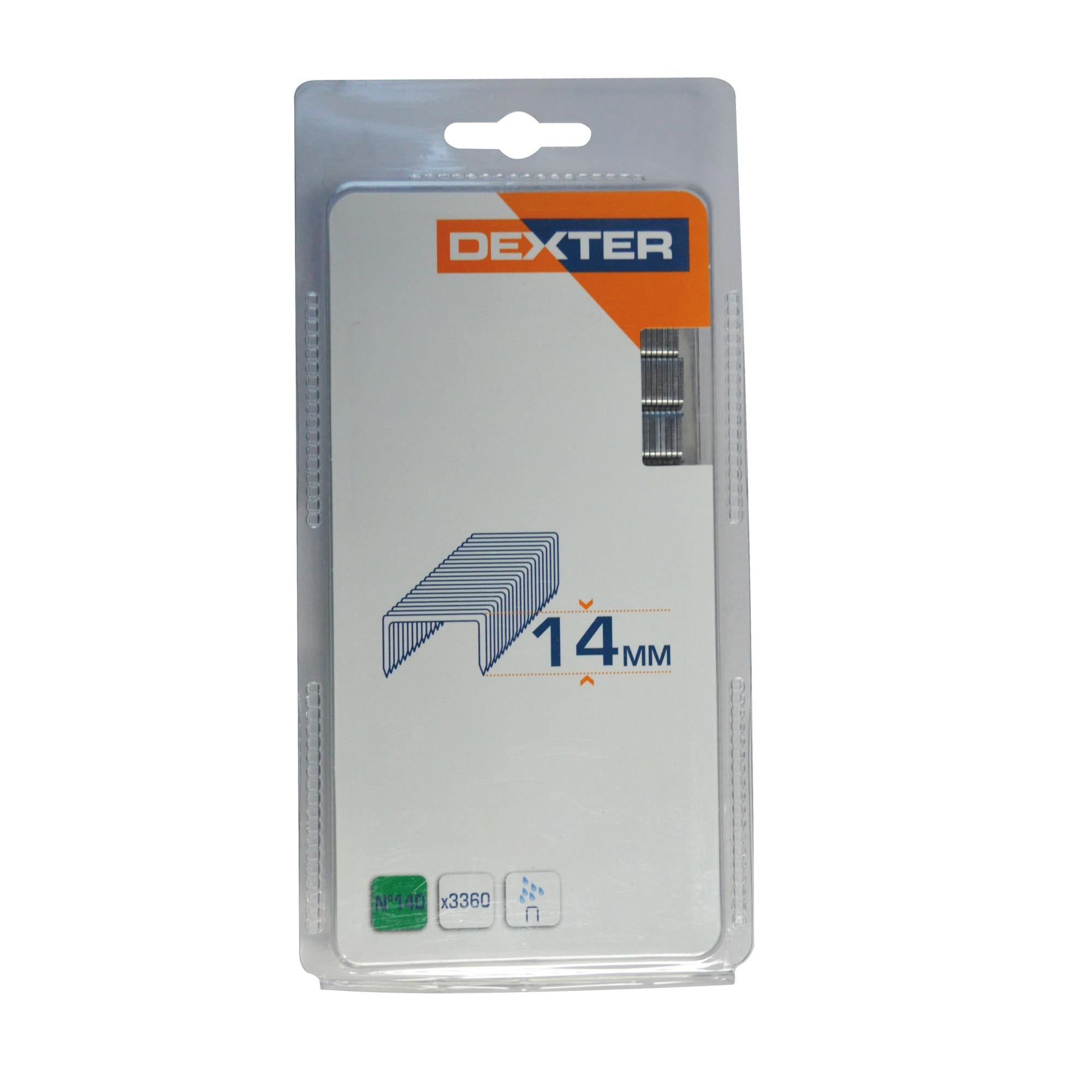 Graffa DEXTER L 10.6 mm H 1.4 cm 3360 pezzi | Leroy Merlin