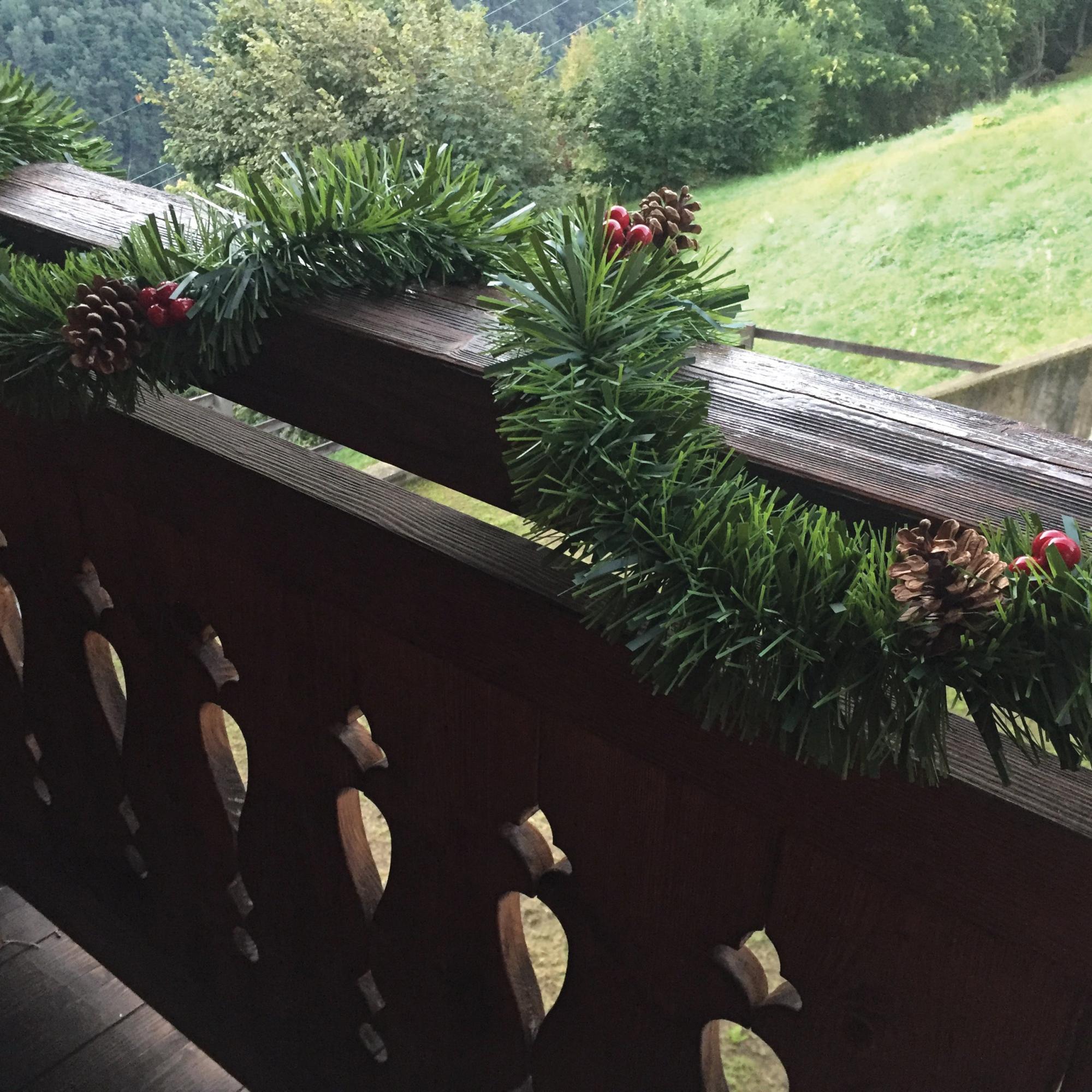 Festone natalizio verde L 250 cm | Leroy Merlin