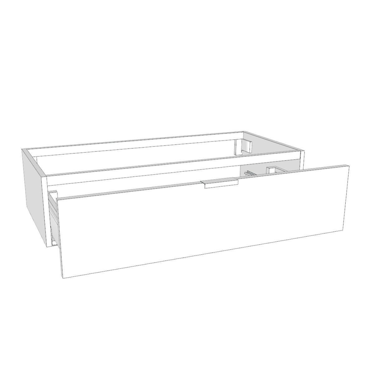 Base per mobile bagno Linea Linea B 1 cassetto L 105 x P 50 x H 25 cm ...