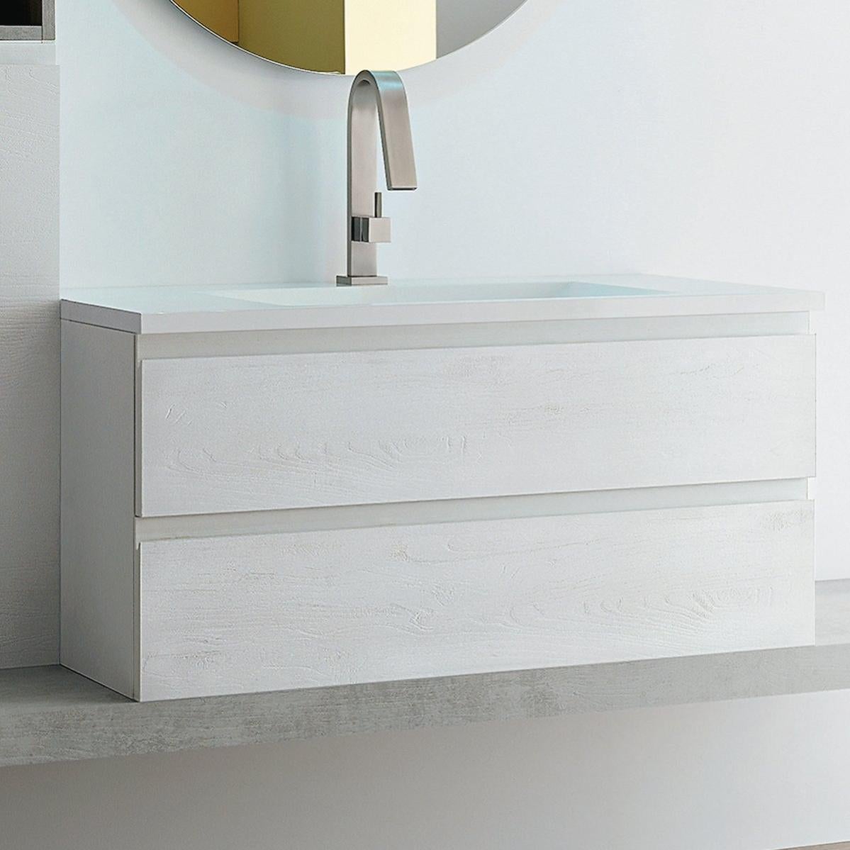 Base per mobile bagnoGola New2 cassetti L 85 x P 50 x H 50 cm bianco ...