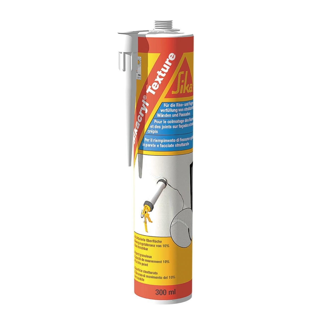 Sigillante SIKA Sikacryl Texture bianco 300 ml | Leroy Merlin