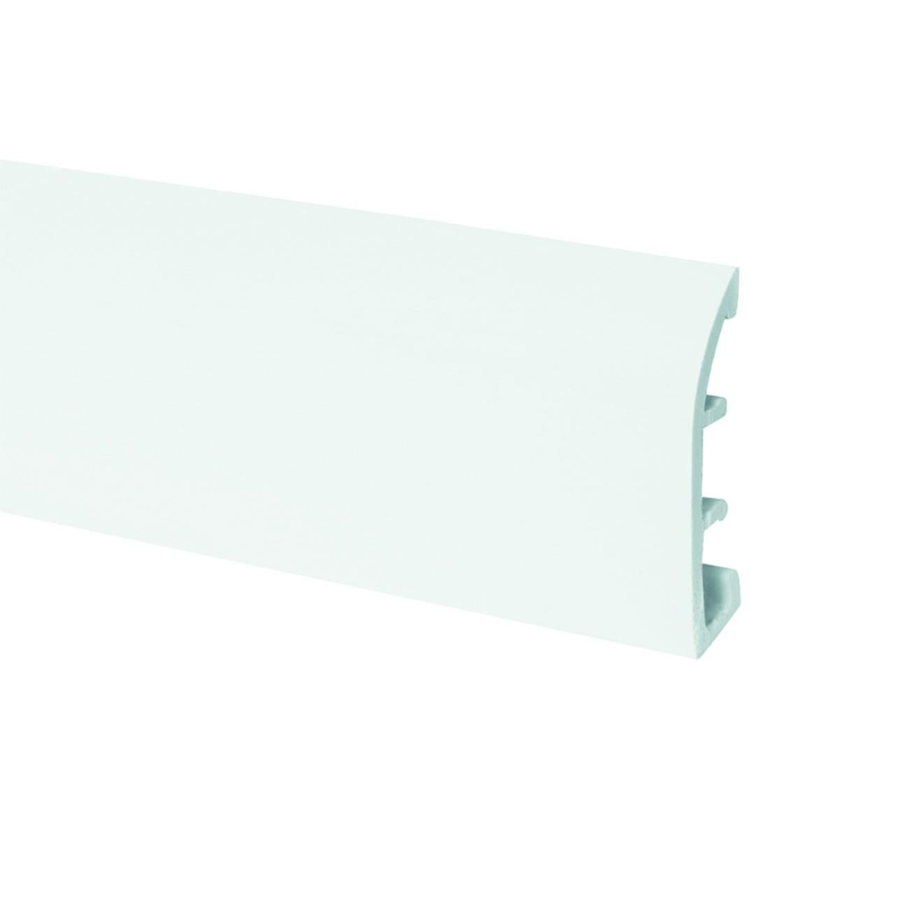 Battiscopa Classic in pvc bianco Sp 12 mm, H 7 cm x L 2 m | Leroy Merlin