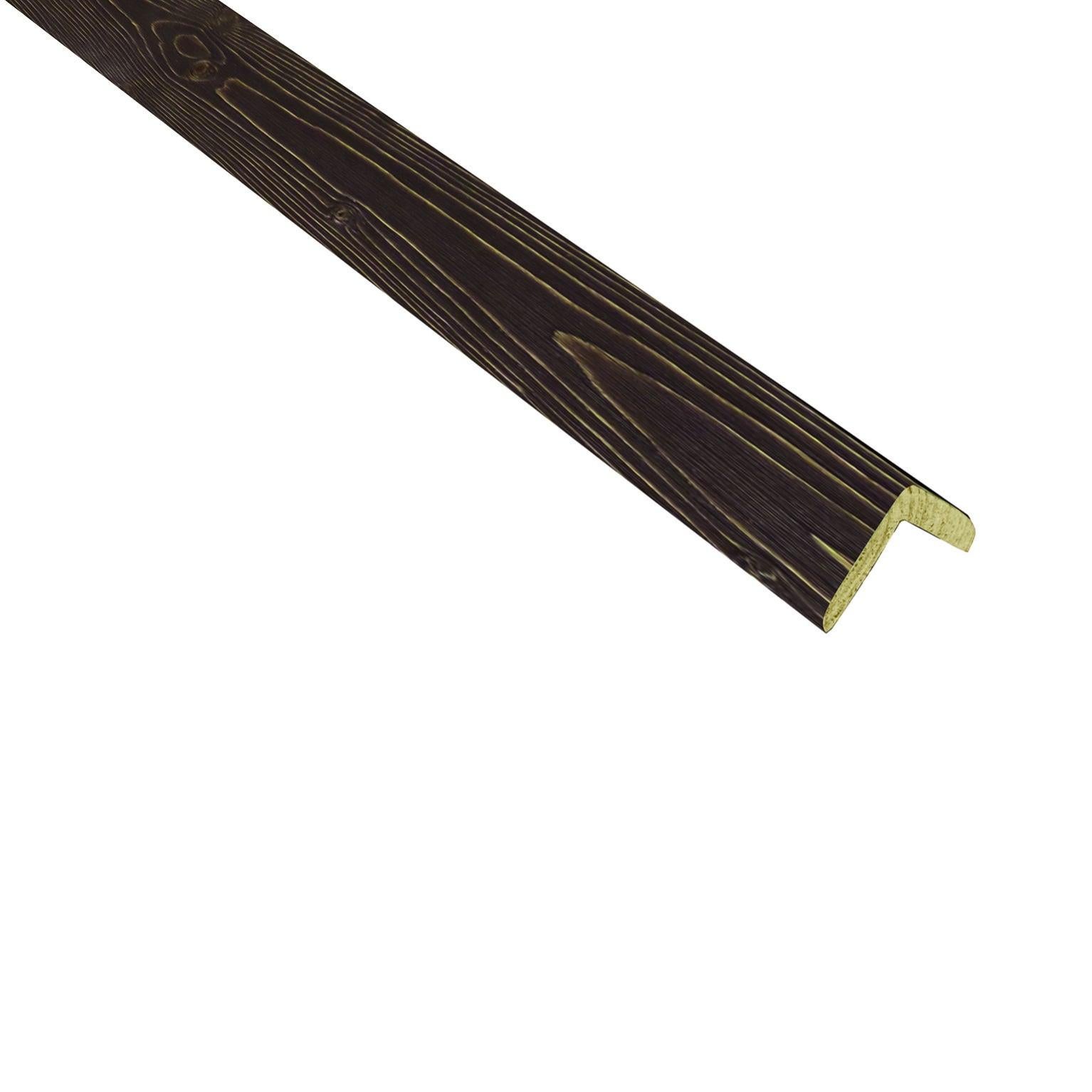 Paraspigolo perlinato legno in abete colore noce antico 28x28 x L 3000 ...