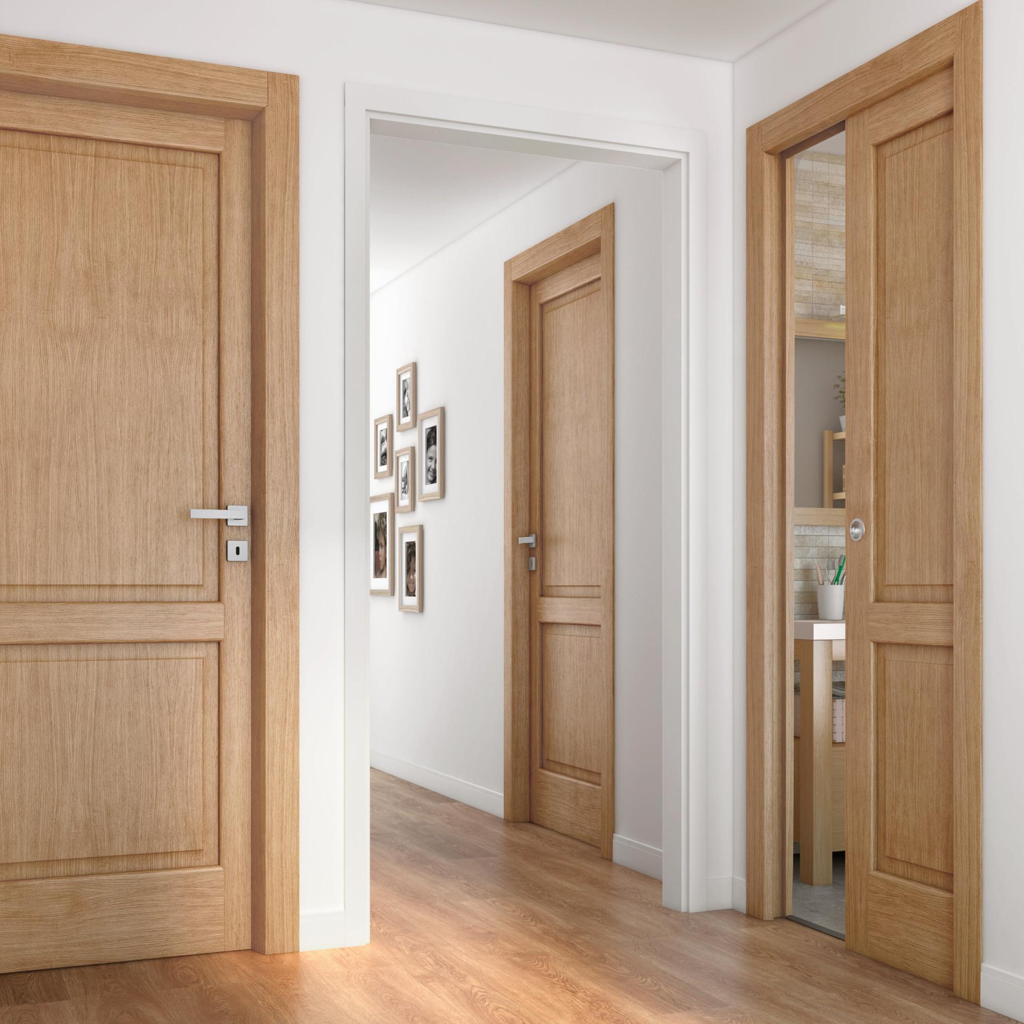 Porta battente Bernini rovere miele L 60 x H 210 cm sinistra | Leroy Merlin