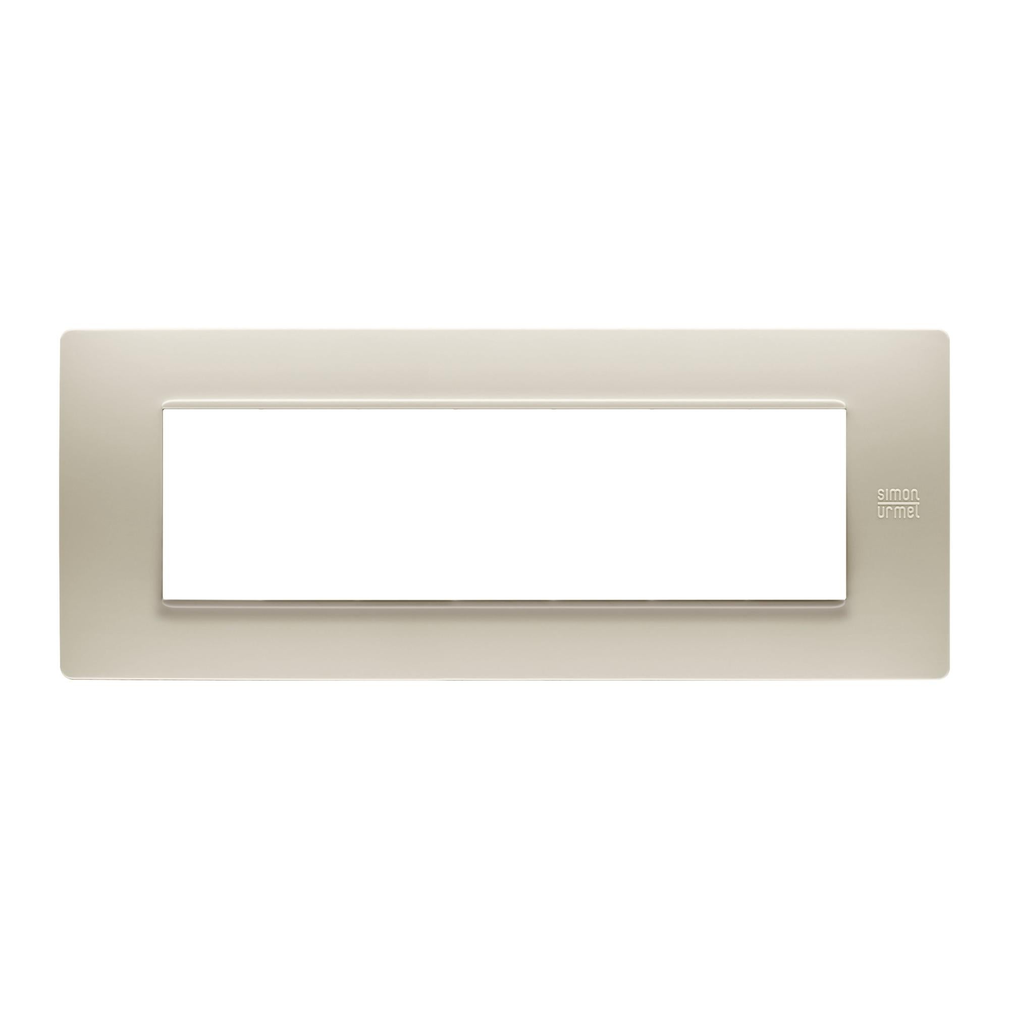 Placca SIMON URMET Nea Flexa 7 moduli sabbia | Leroy Merlin