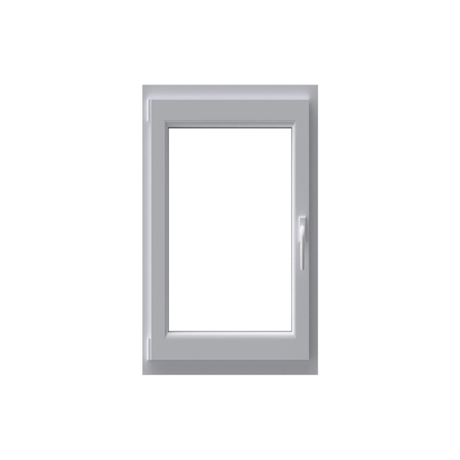 Finestra in PVC bianco L 60 x H 120 cm, 1 anta apertura a sinistra ...