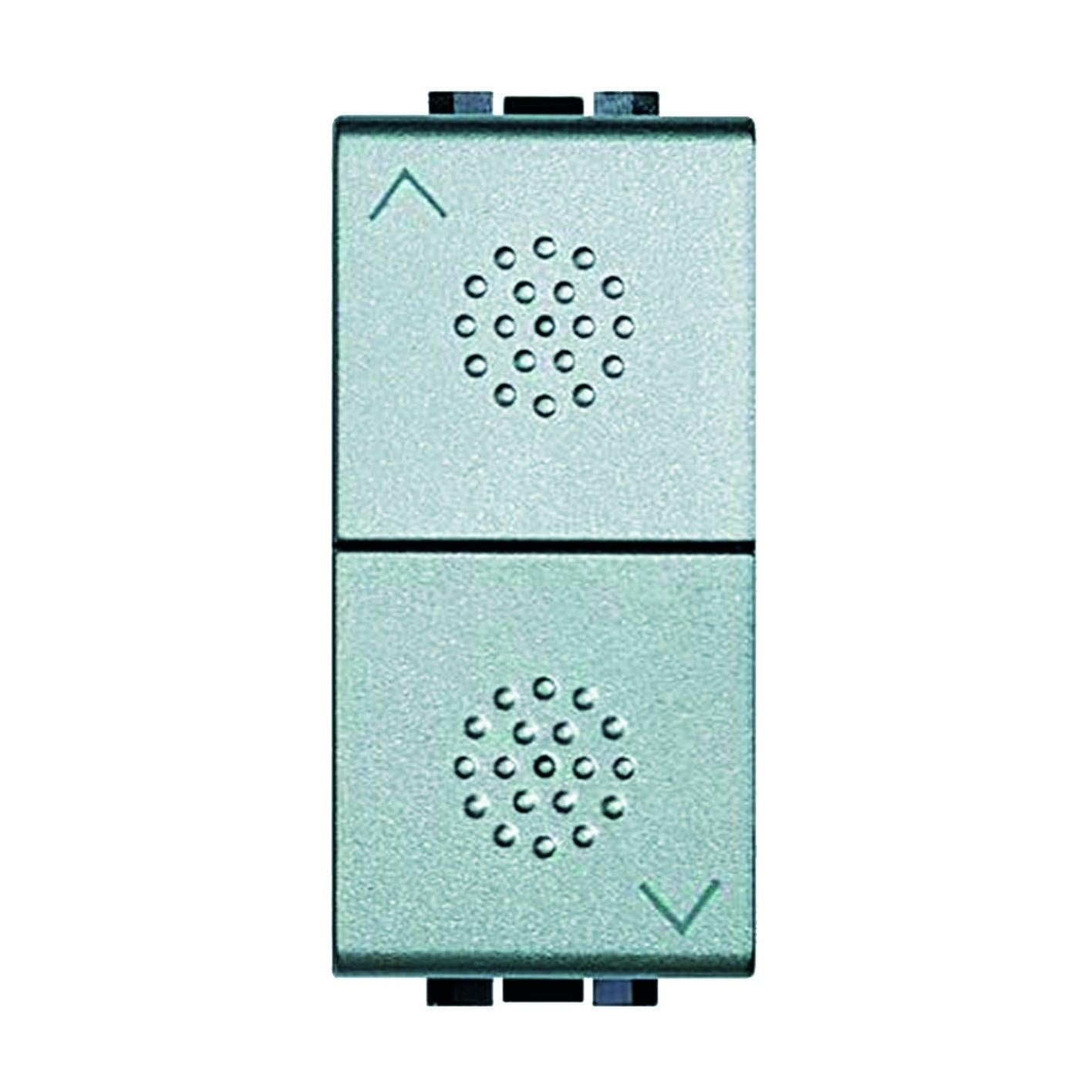 Pulsante doppio Living light BTICINO grigio | Leroy Merlin
