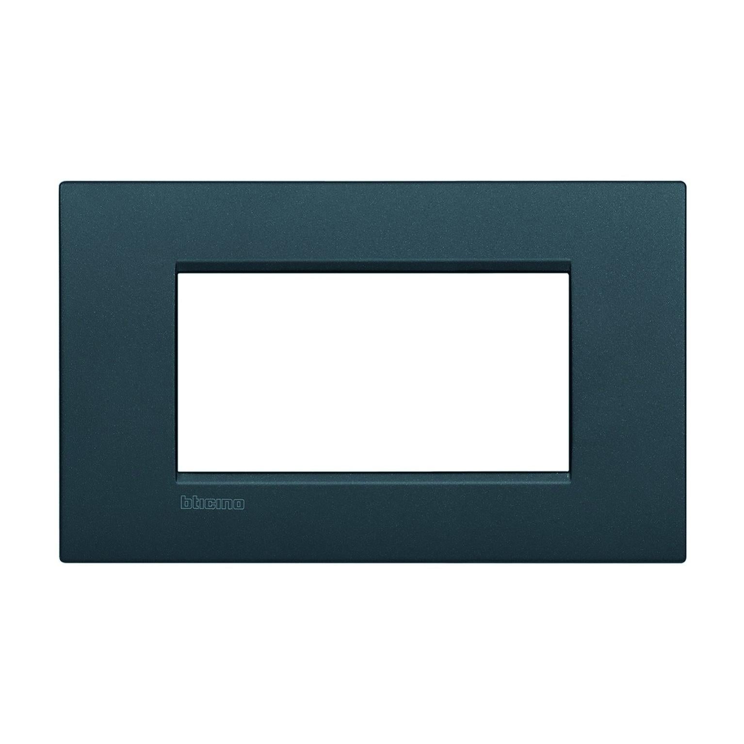 Placca BTICINO Living Light Air 4 moduli antracite | Leroy Merlin