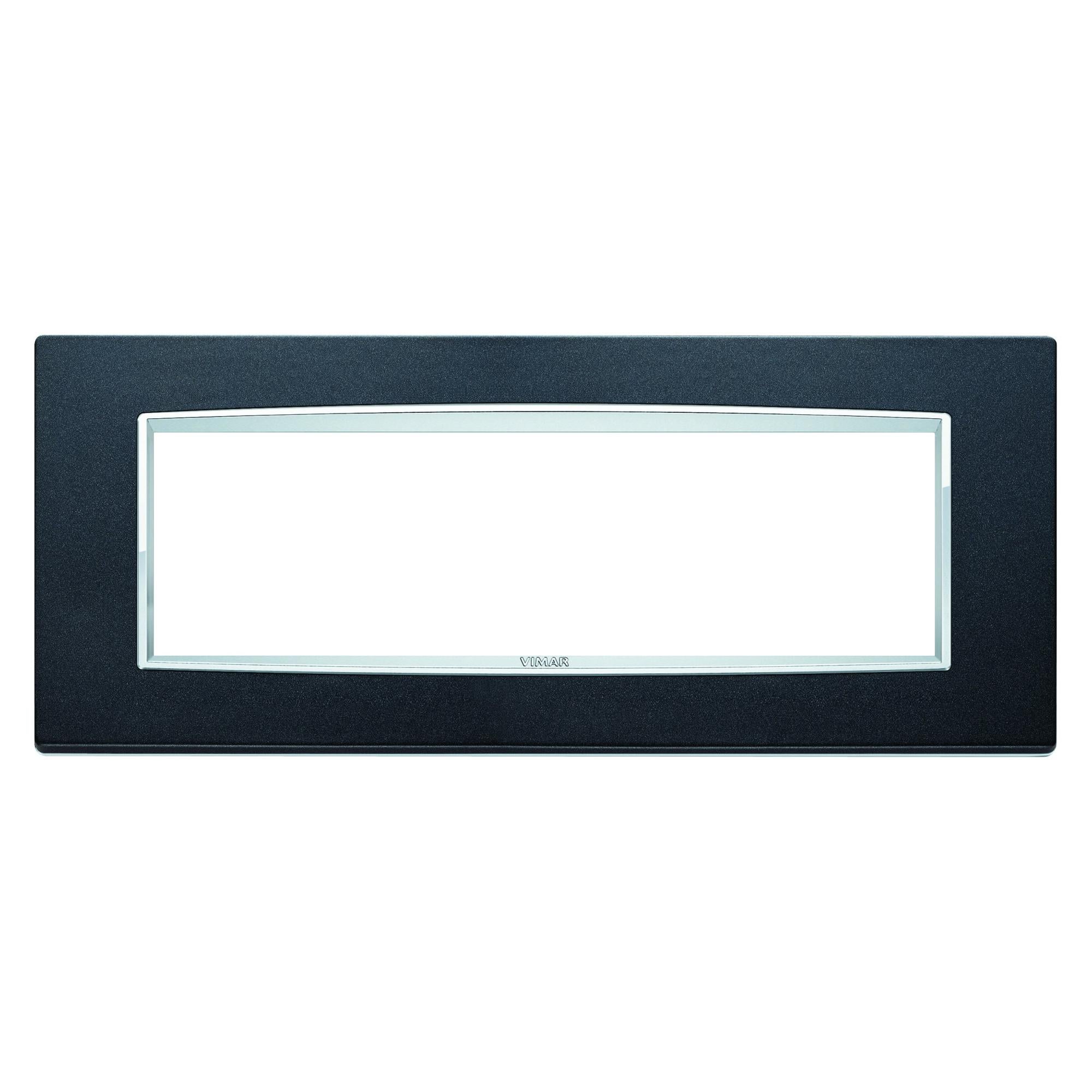 Placca VIMAR Eikon 7 moduli antracite opaco | Leroy Merlin
