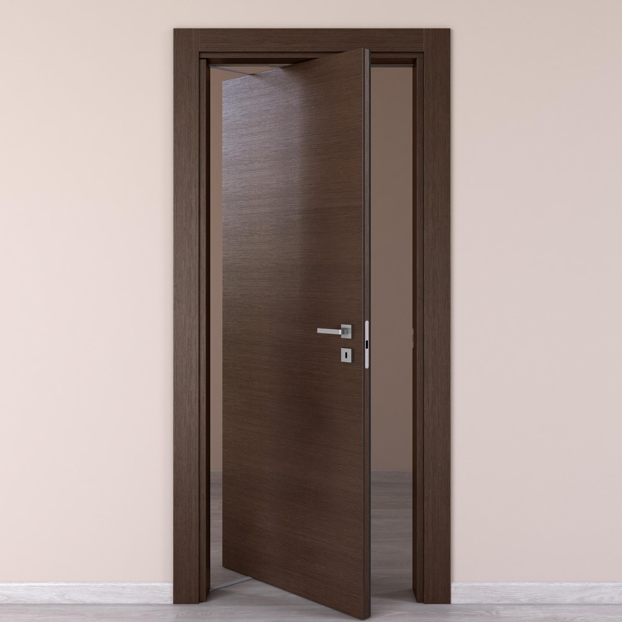 Porta rototraslante Timber wengé L 80 x H 210 cm sinistra | Leroy Merlin