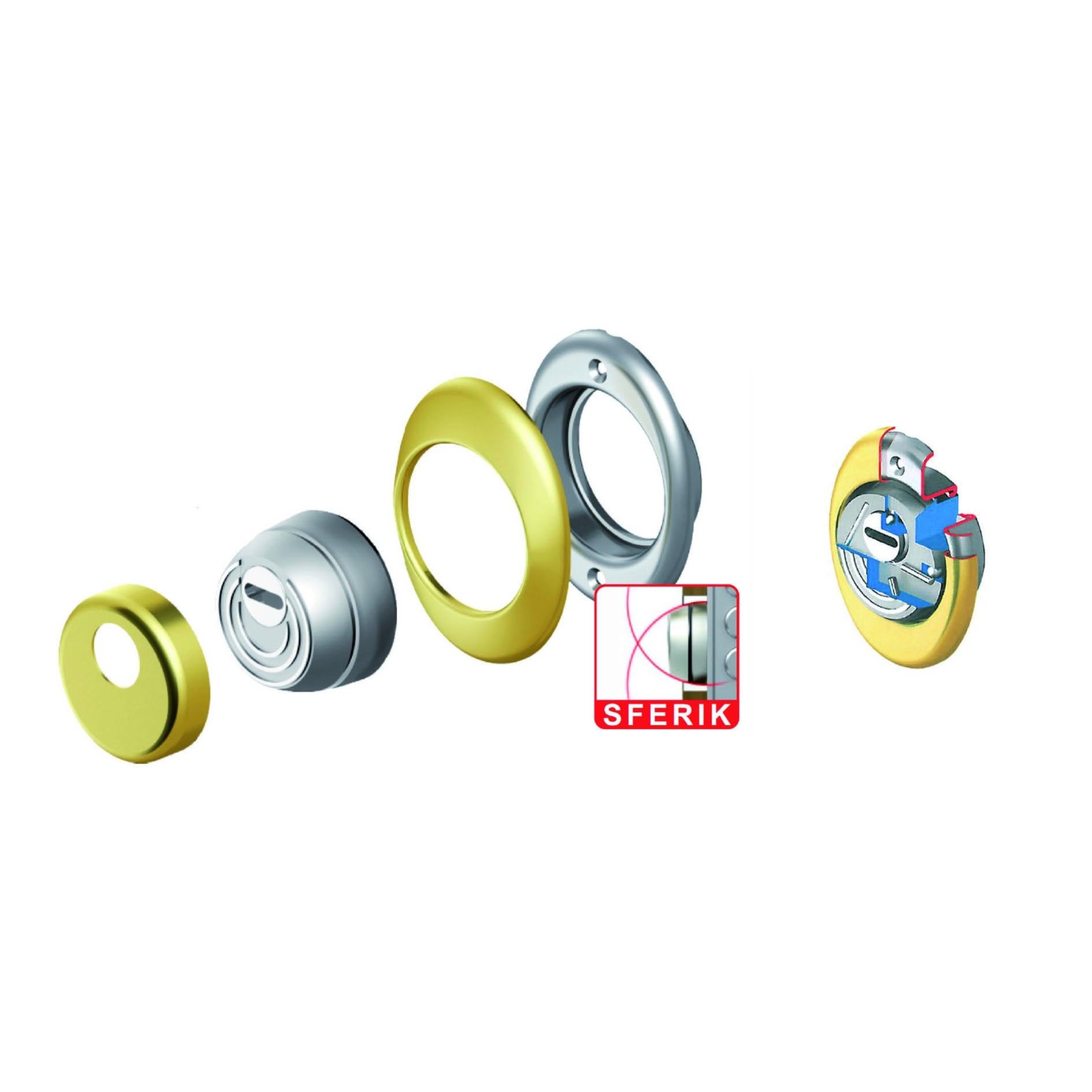 Rosetta in acciaio nichelato | Leroy Merlin