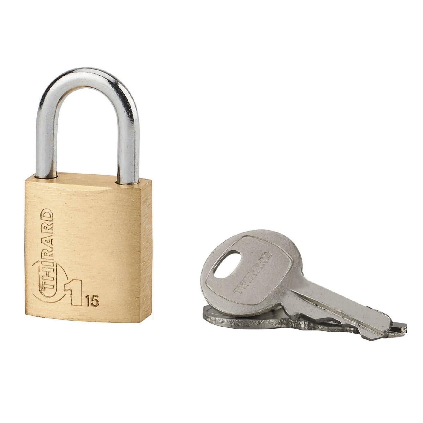 Lucchetto con chiave ansa H 12 x L 8 x Ø 3 mm | Leroy Merlin