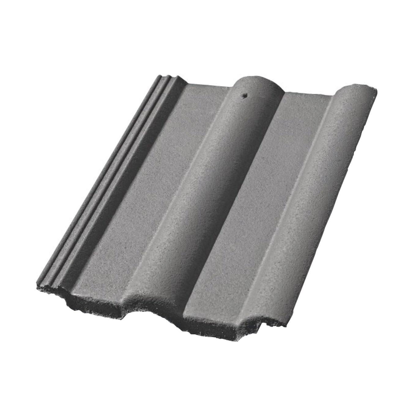 Tegola doppia doppia Romana in cemento 33 x 42 cm granito | Leroy Merlin