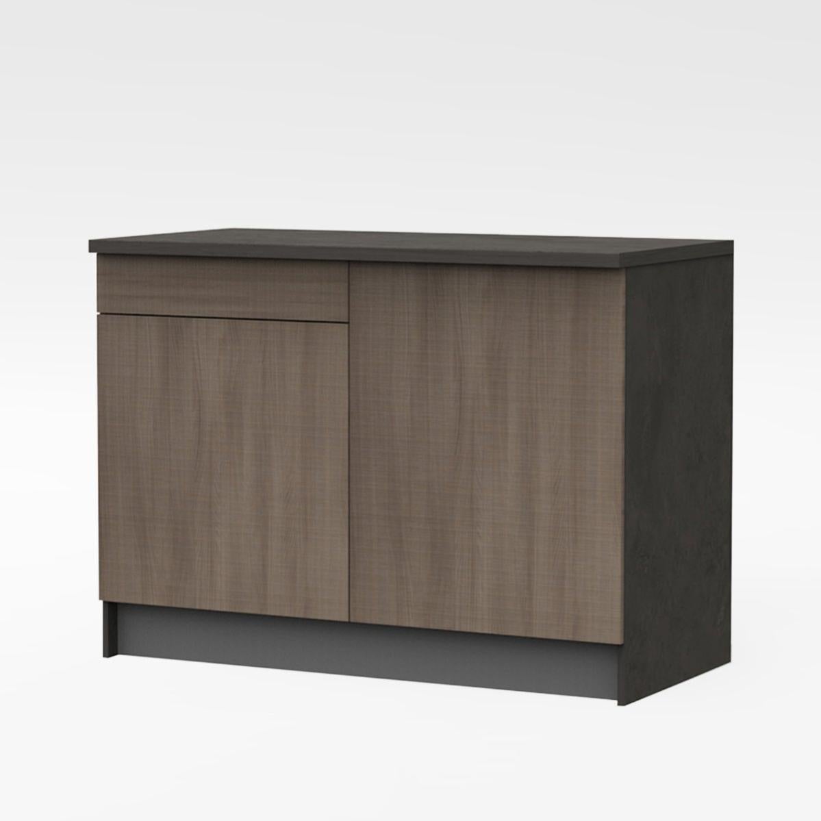 Base One olmo scuro L 120H 89 x P 58 cm | Leroy Merlin