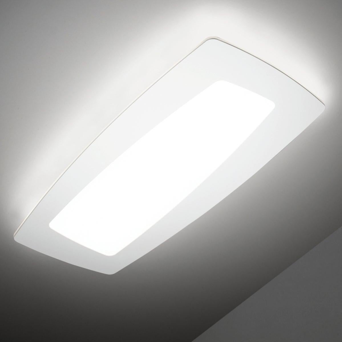 Plafoniera design Debra , in metallo, bianco21x50 cm, 2 luci URBAN ...