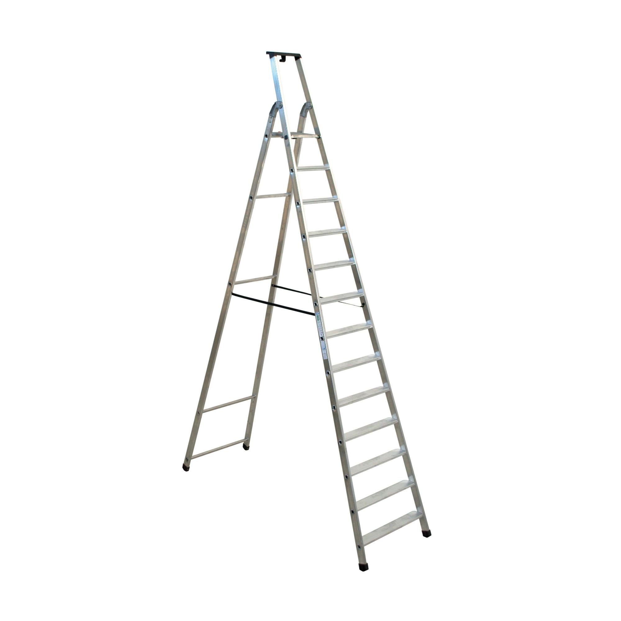 Scala FACAL Quadra in alluminio 13 gradini per lavori fino a 4.8 m ...