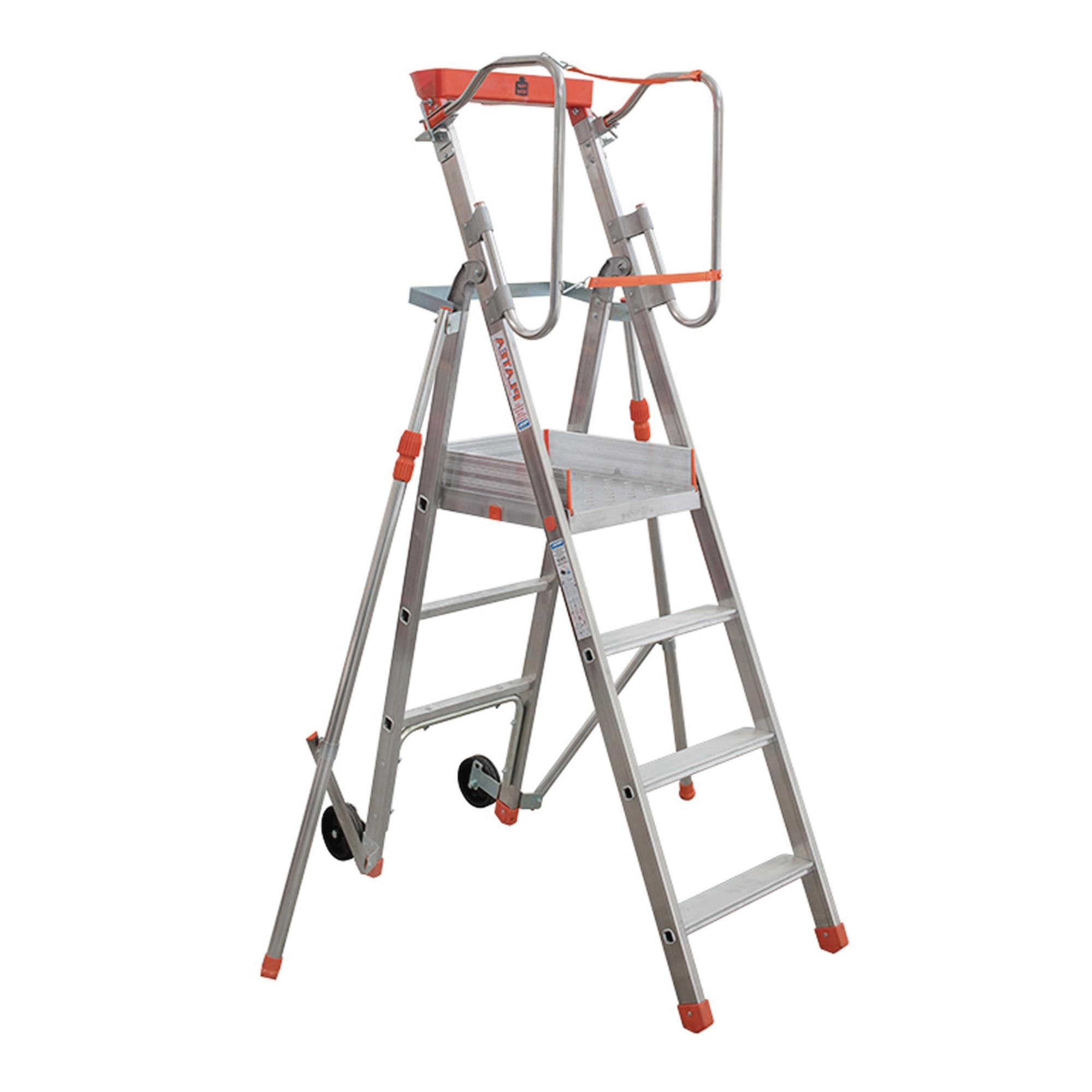 Scala a castello FACAL Platea in alluminio 4 gradini per lavori fino a ...