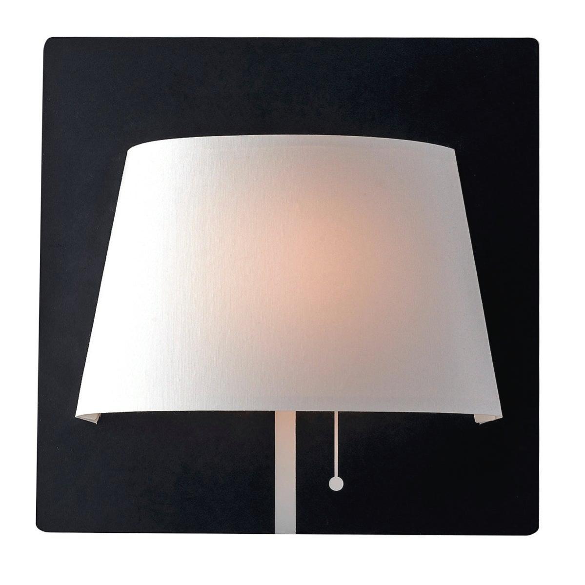 Applique classico Wharol bianco, nero, in metallo, 25x25 cm, LUCE ...