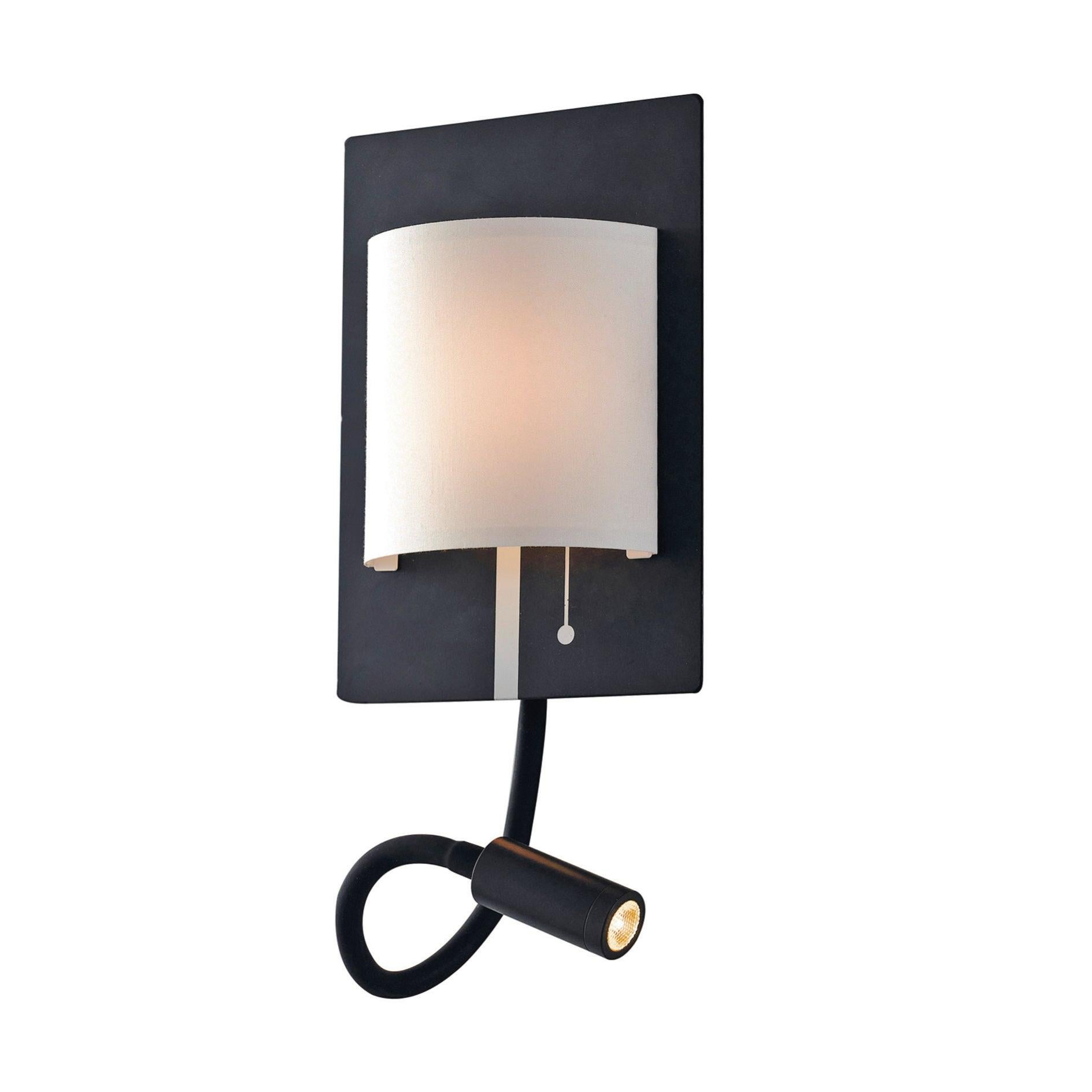 Applique classico Pop nero, in metallo, 35x16 cm, LUCE AMBIENTE DESIGN ...