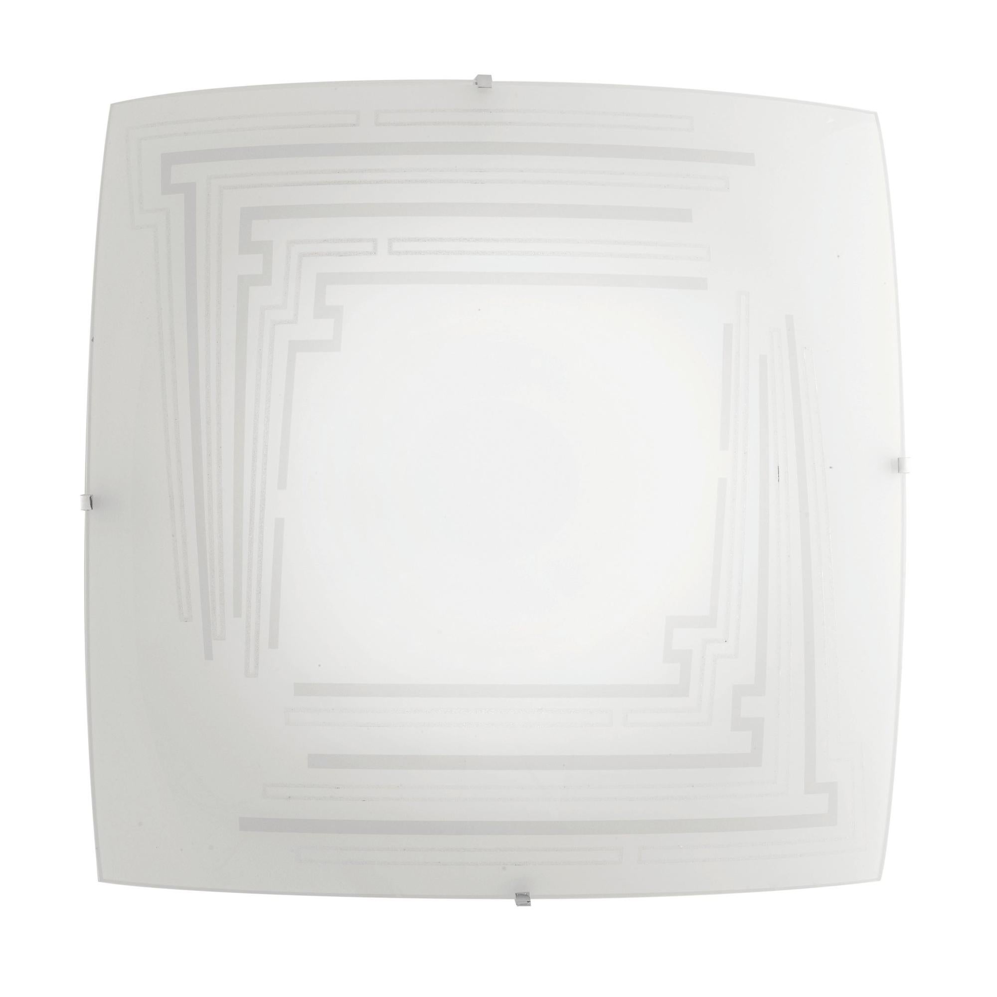 Plafoniera classico Concept 50x50 cm, 4 luci LUCE AMBIENTE DESIGN ...
