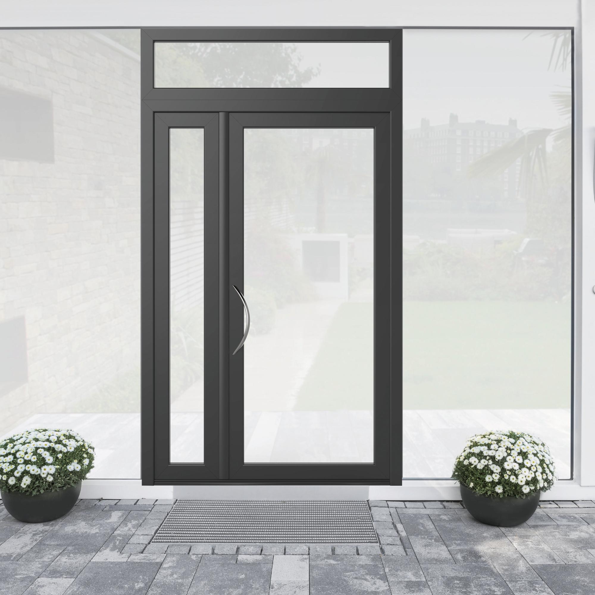 Portoncino d’ingresso Condo19 grigio L 90 x H 210 cm destra | Leroy Merlin
