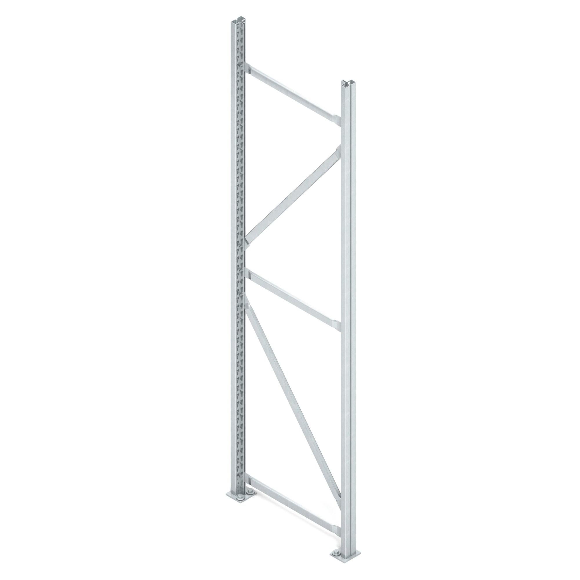 Rack acciaio 55 x 195 x 5 cm grigio / argento | Leroy Merlin