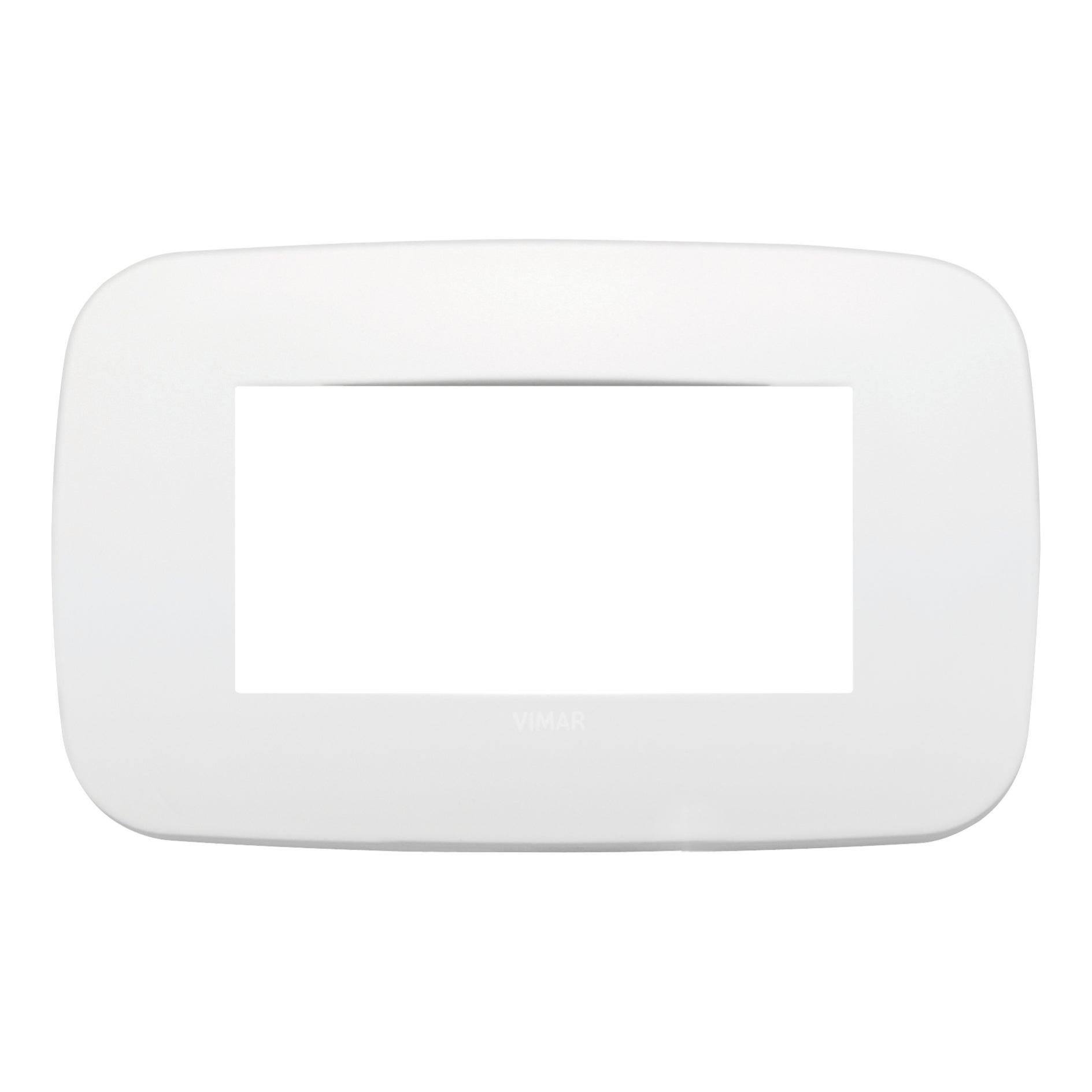 Placca Arké VIMAR 4 moduli polar opaco | Leroy Merlin