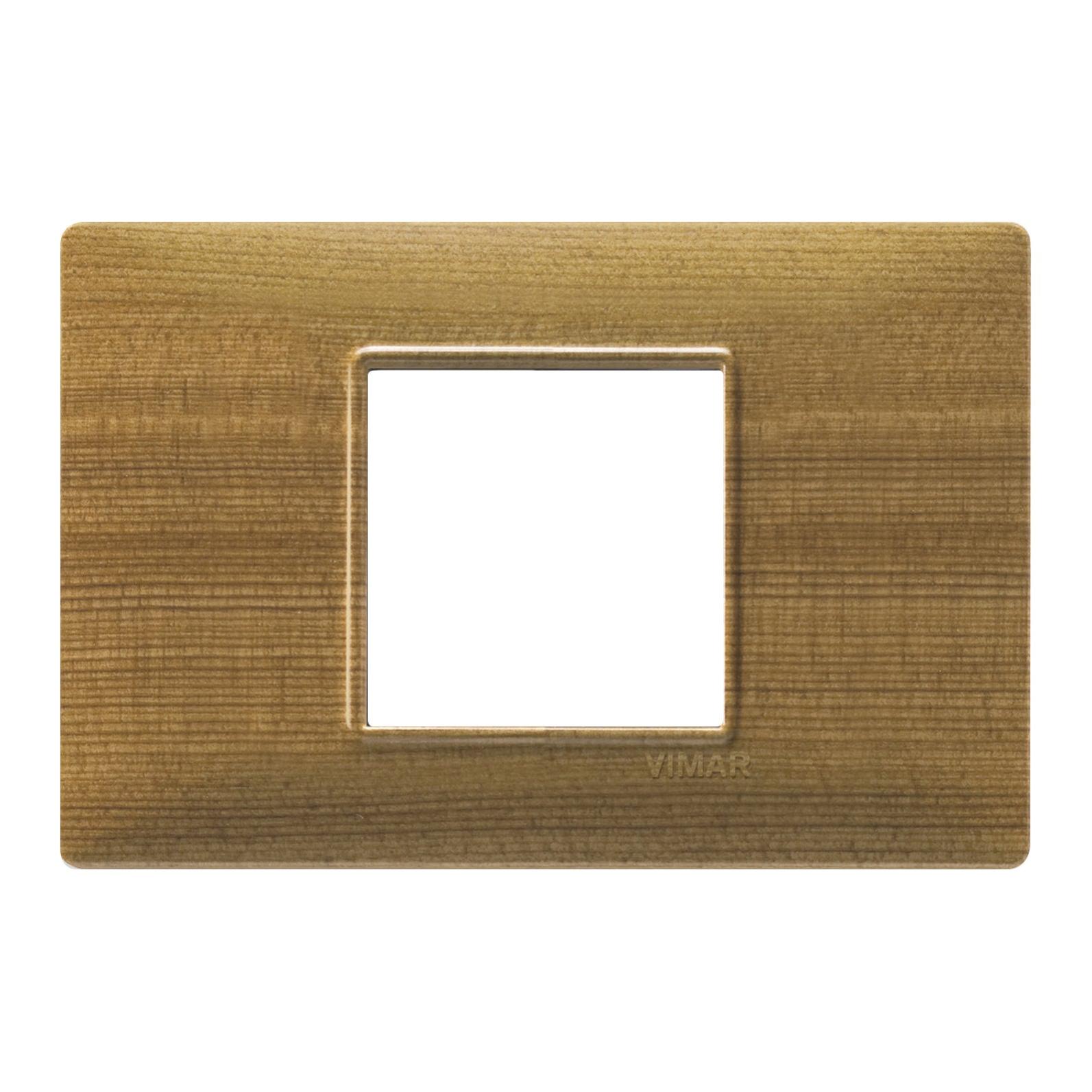 Placca Plana VIMAR 2 moduli abete | Leroy Merlin