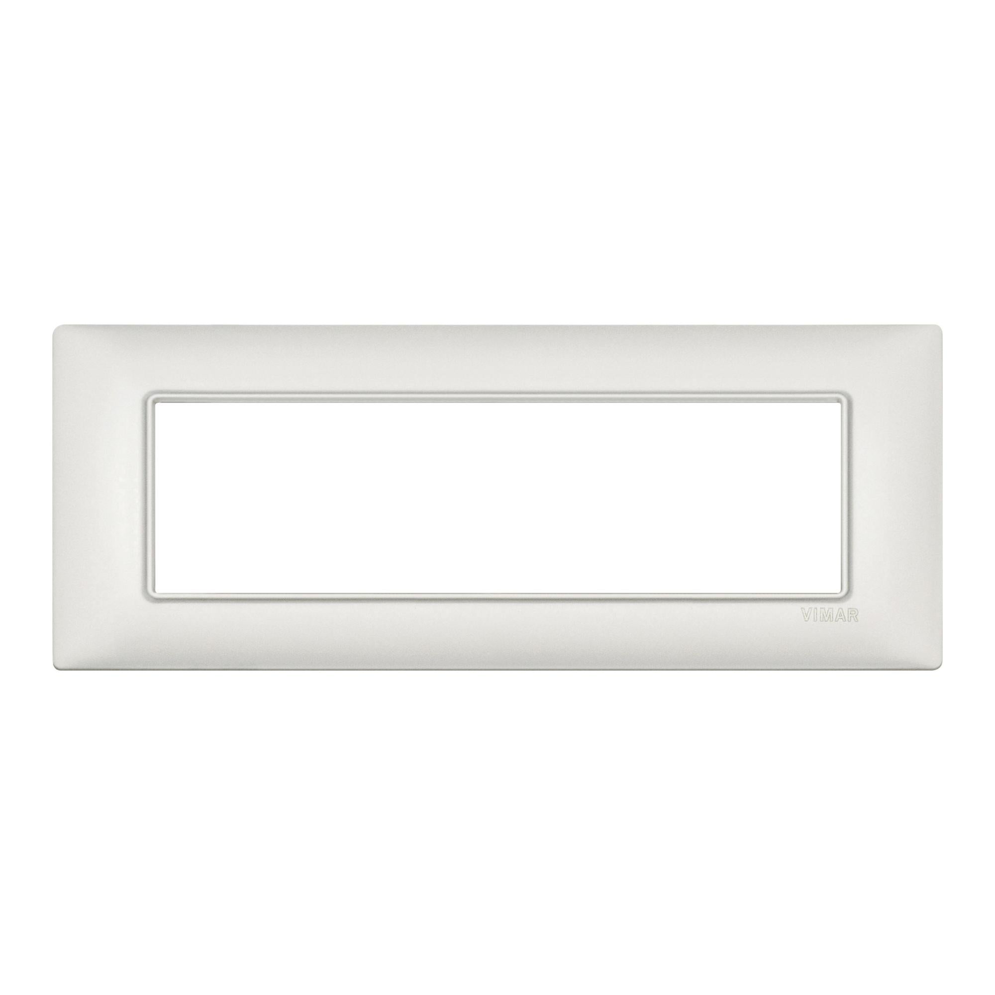 Placca VIMAR Plana 7 moduli argento perlato | Leroy Merlin