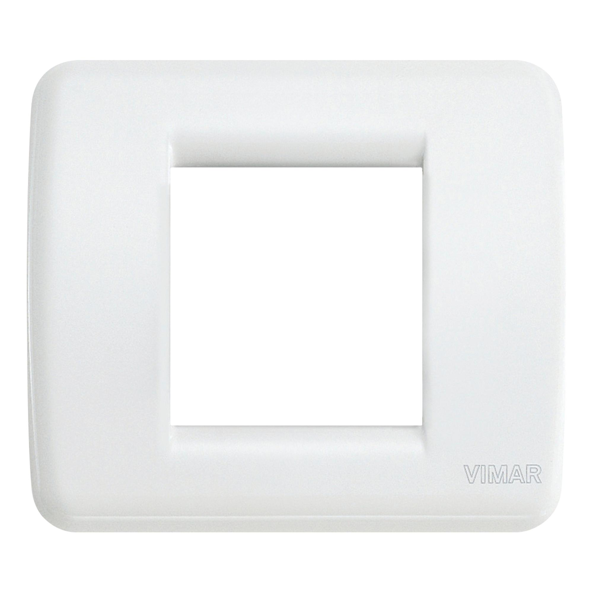 Placca VIMAR Idea Rondò 2 moduli bianco brillante | Leroy Merlin