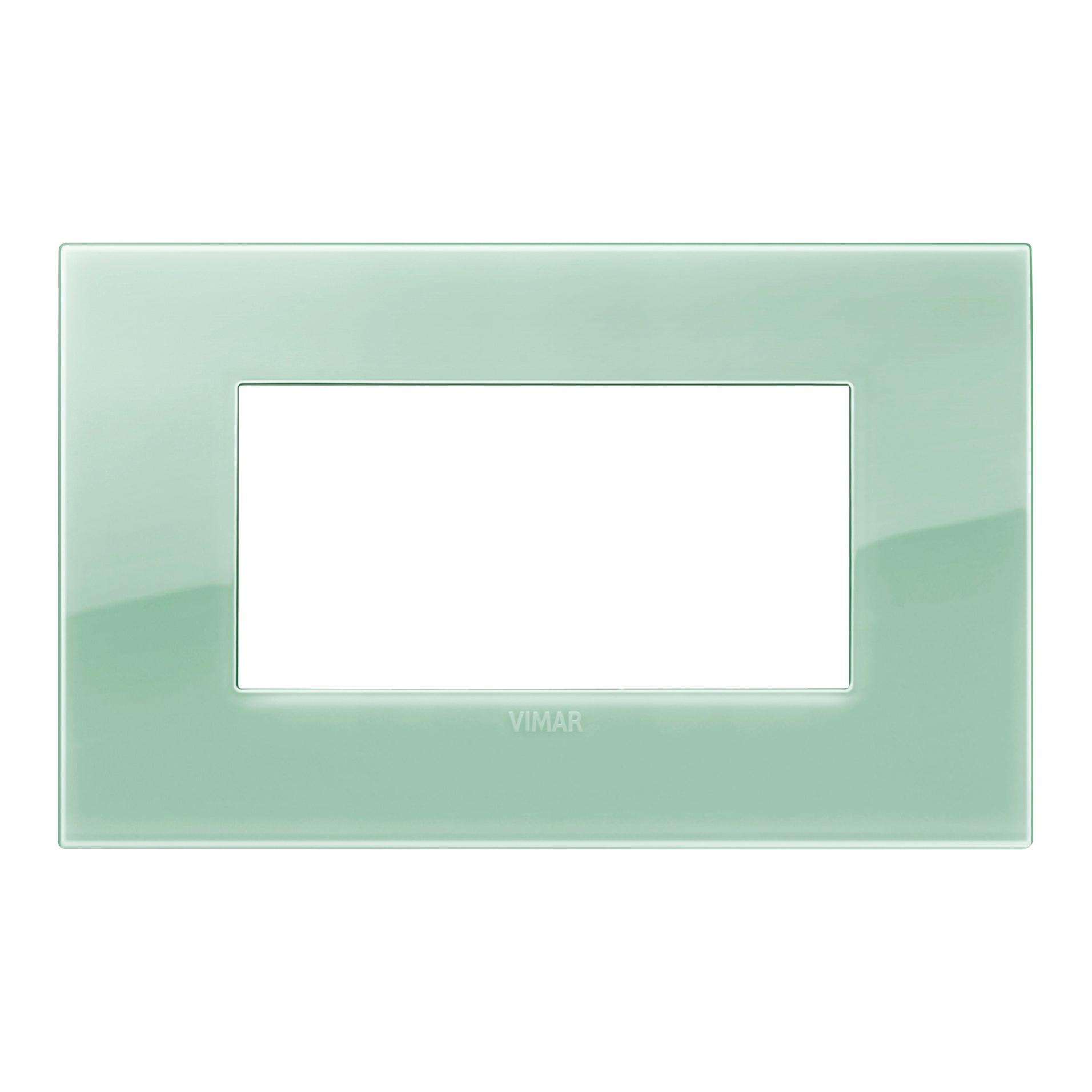 Placca VIMAR Arké 4 moduli verde salvia | Leroy Merlin